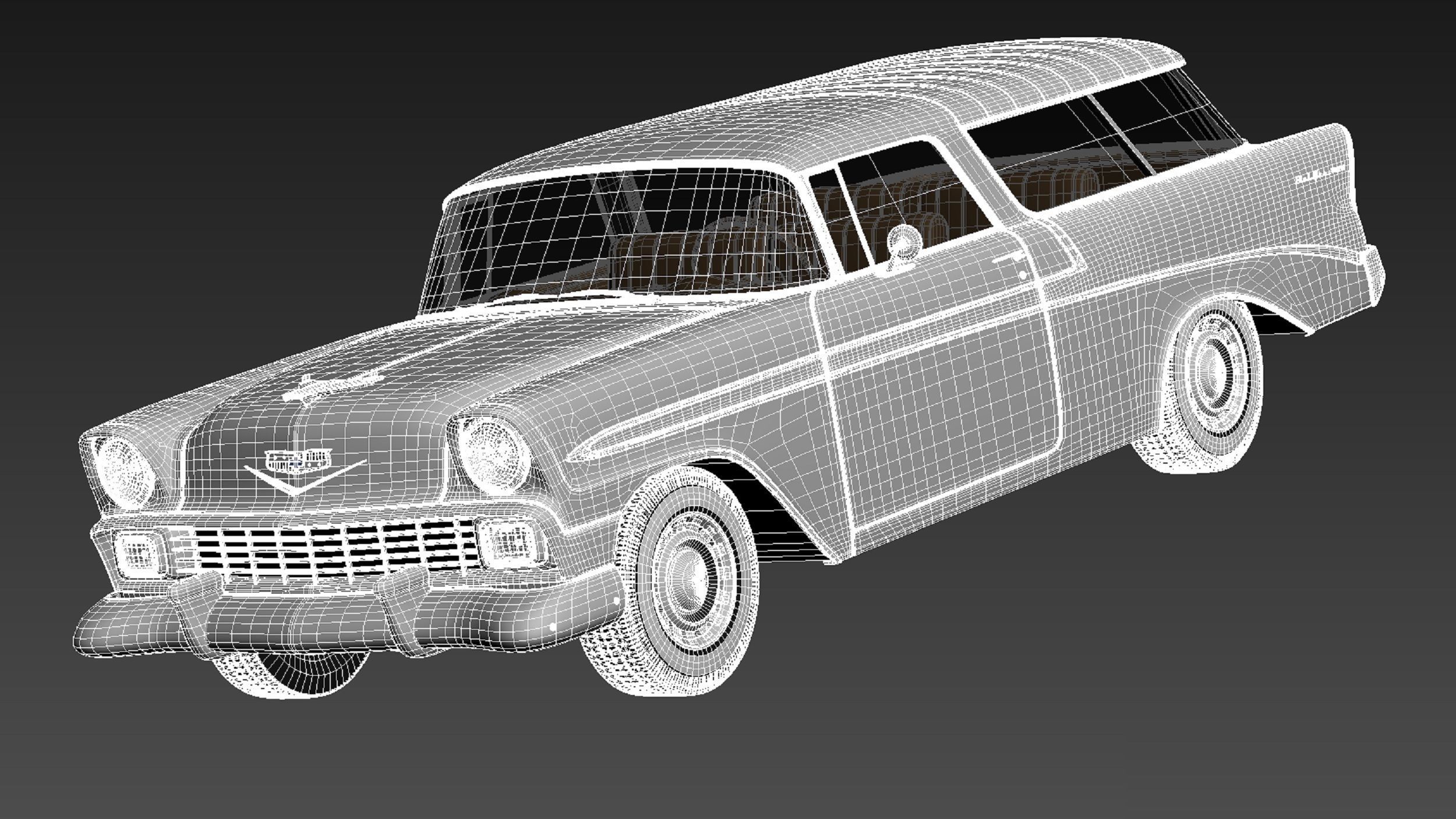 Chevrolet Nomad 1956 3D model | CGTrader