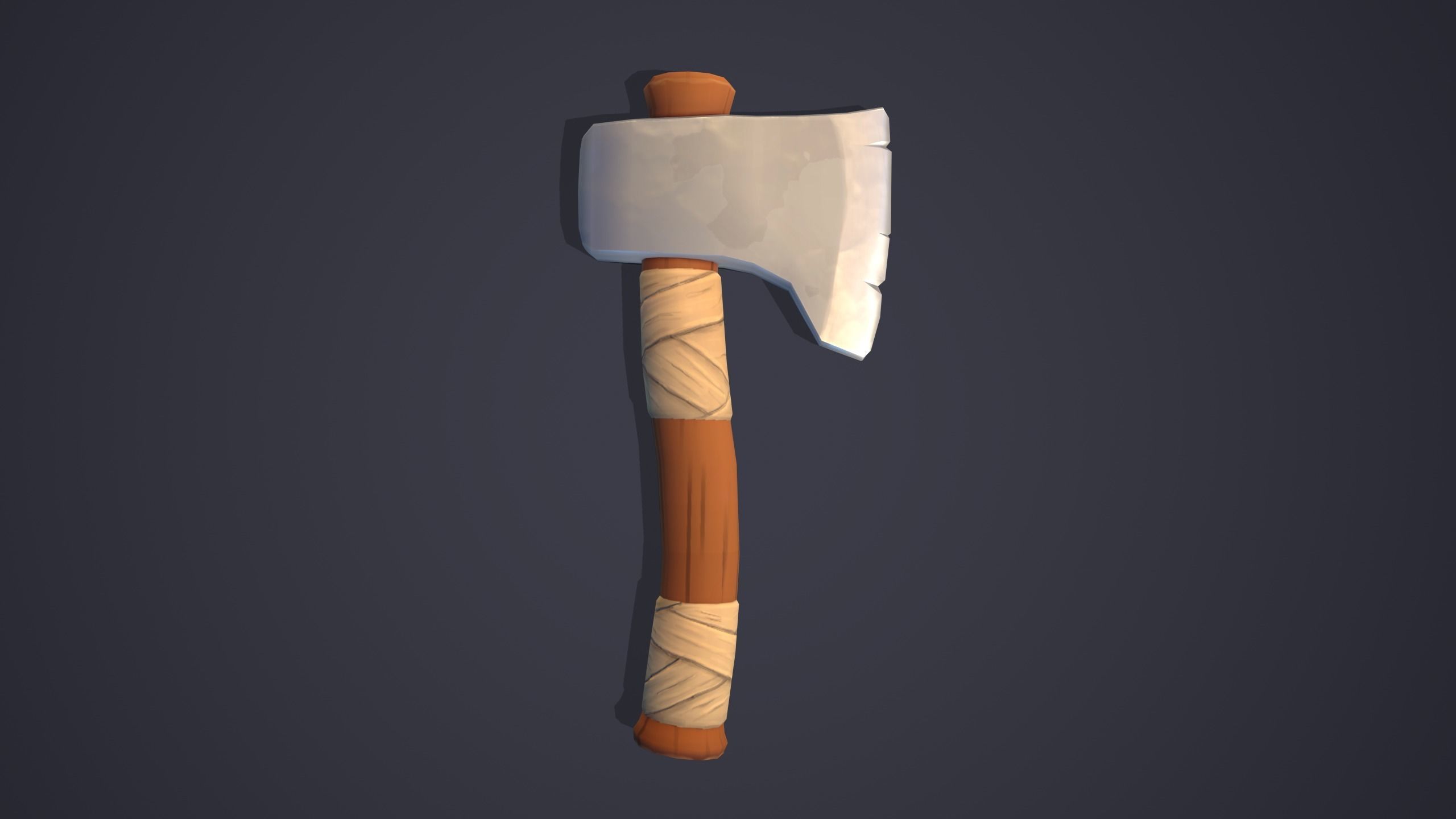 Stylized Axe - Free Lowpoly Model free VR / AR / low-poly 3D model | CGTrader