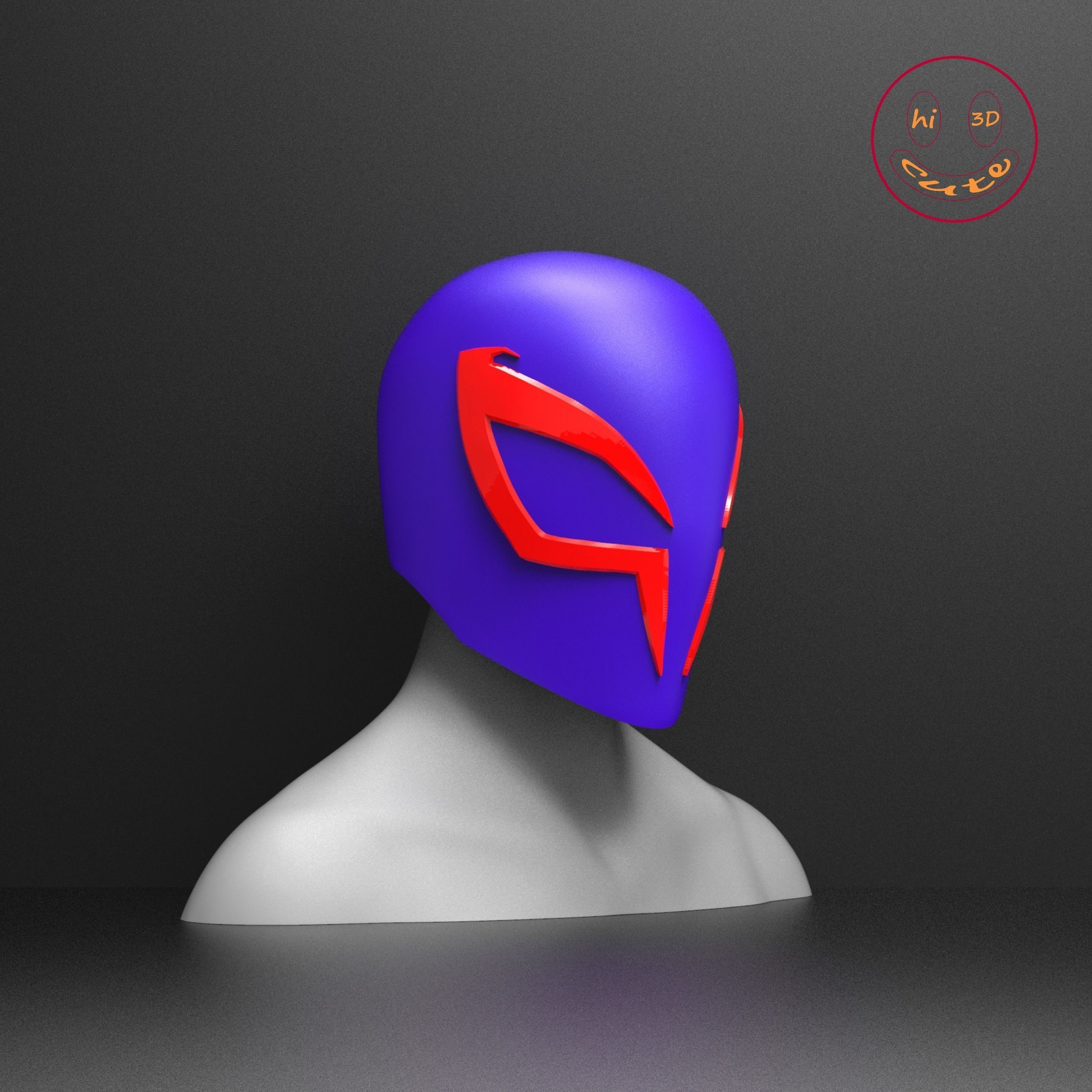 SPIDER MAN 2099 MASK 3D model 3D printable | CGTrader