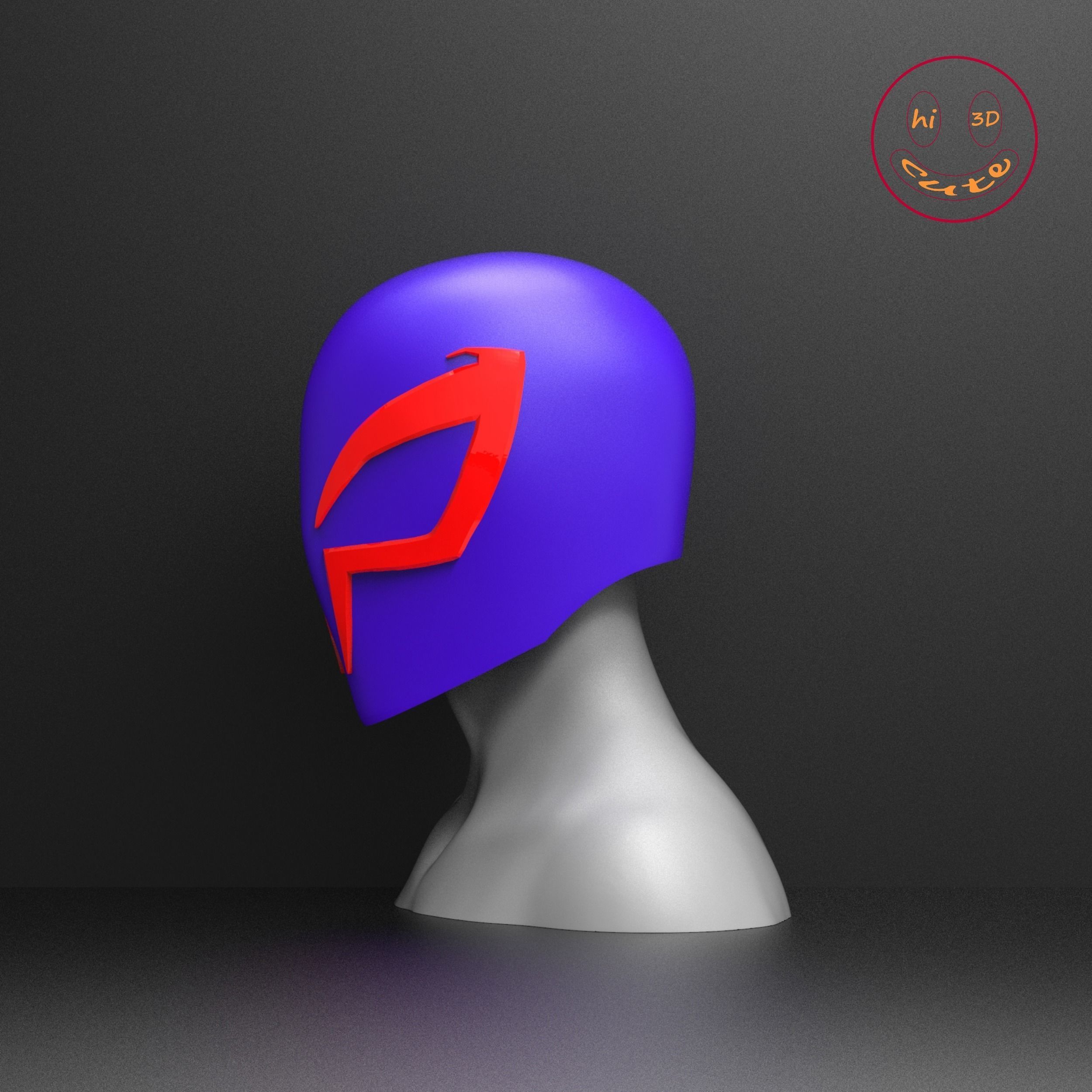 SPIDER MAN 2099 MASK 3D model 3D printable | CGTrader