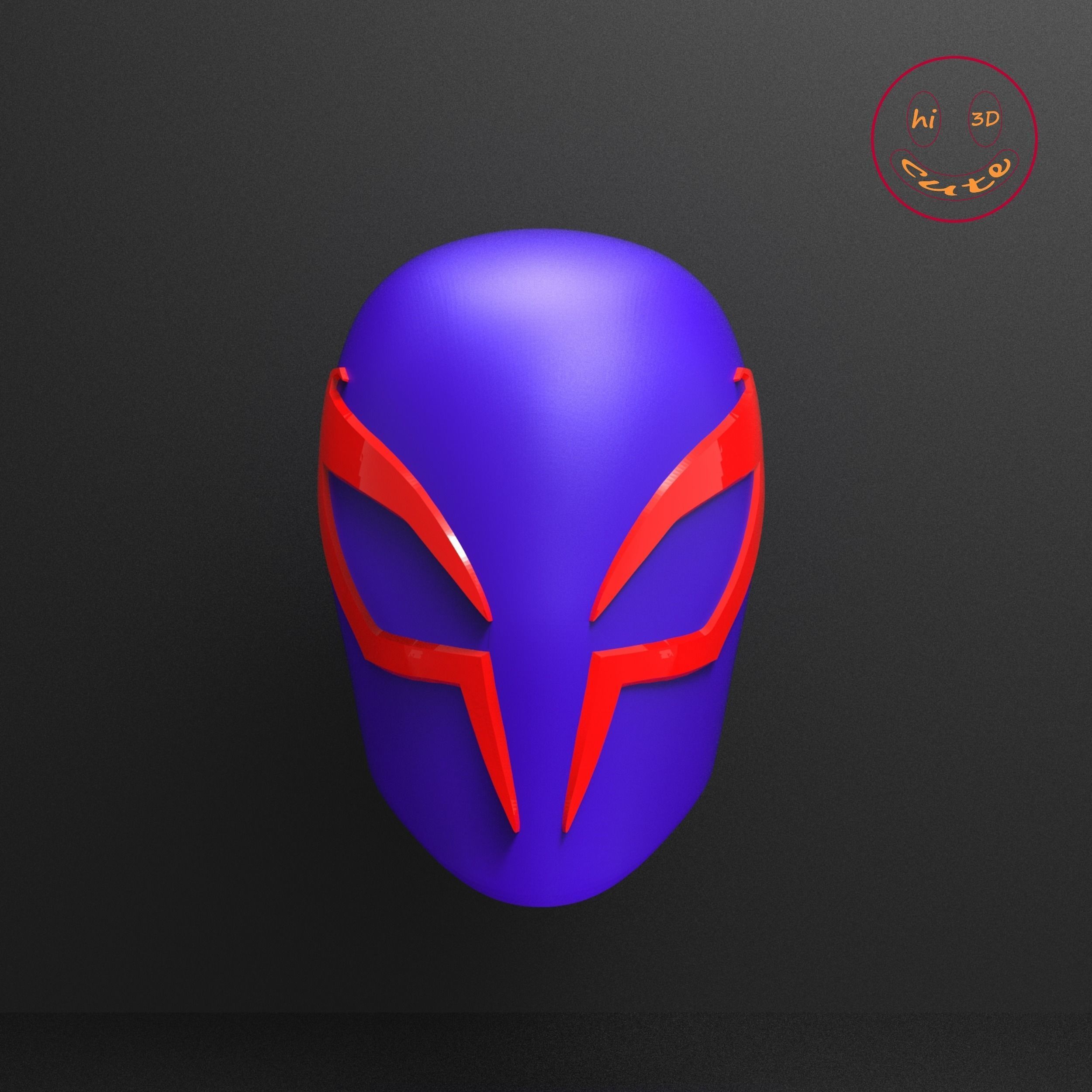 SPIDER MAN 2099 MASK 3D model 3D printable | CGTrader