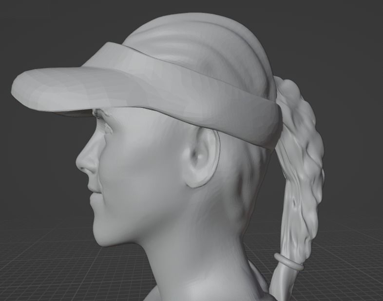 Eugenie Bouchard 3D model 3D printable | CGTrader