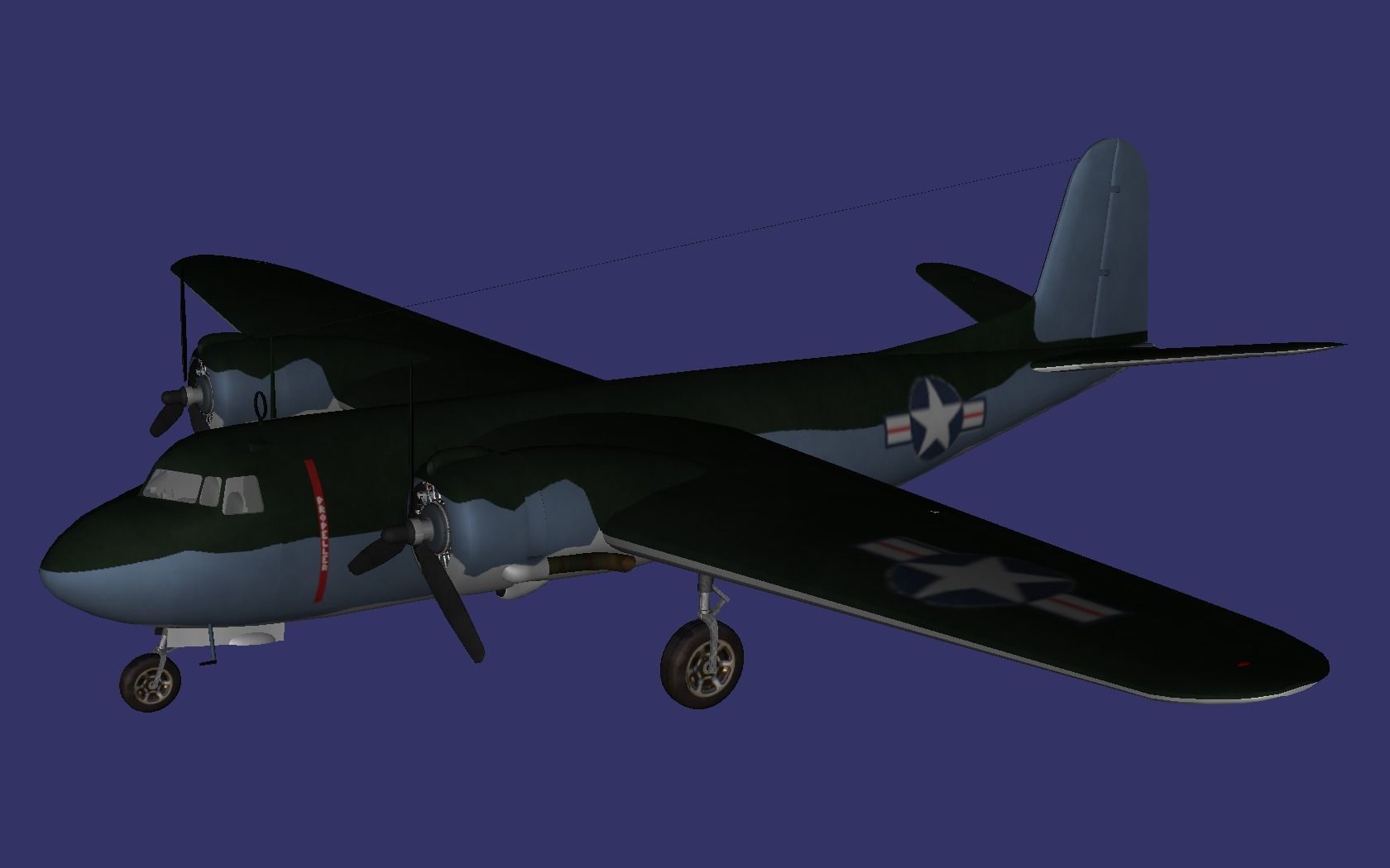 Douglas DC-5 free VR / AR / low-poly 3D model | CGTrader