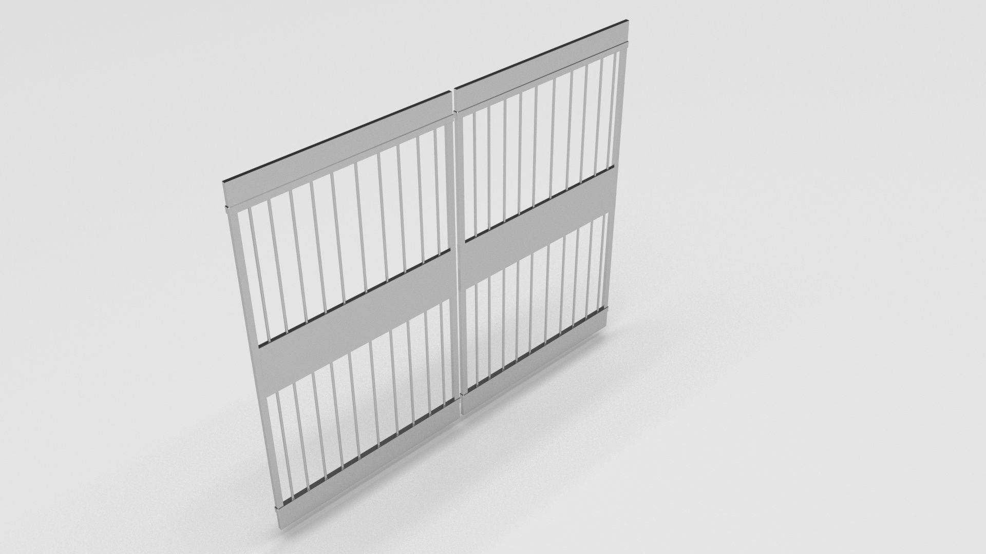 Gate Doors 3D model | CGTrader