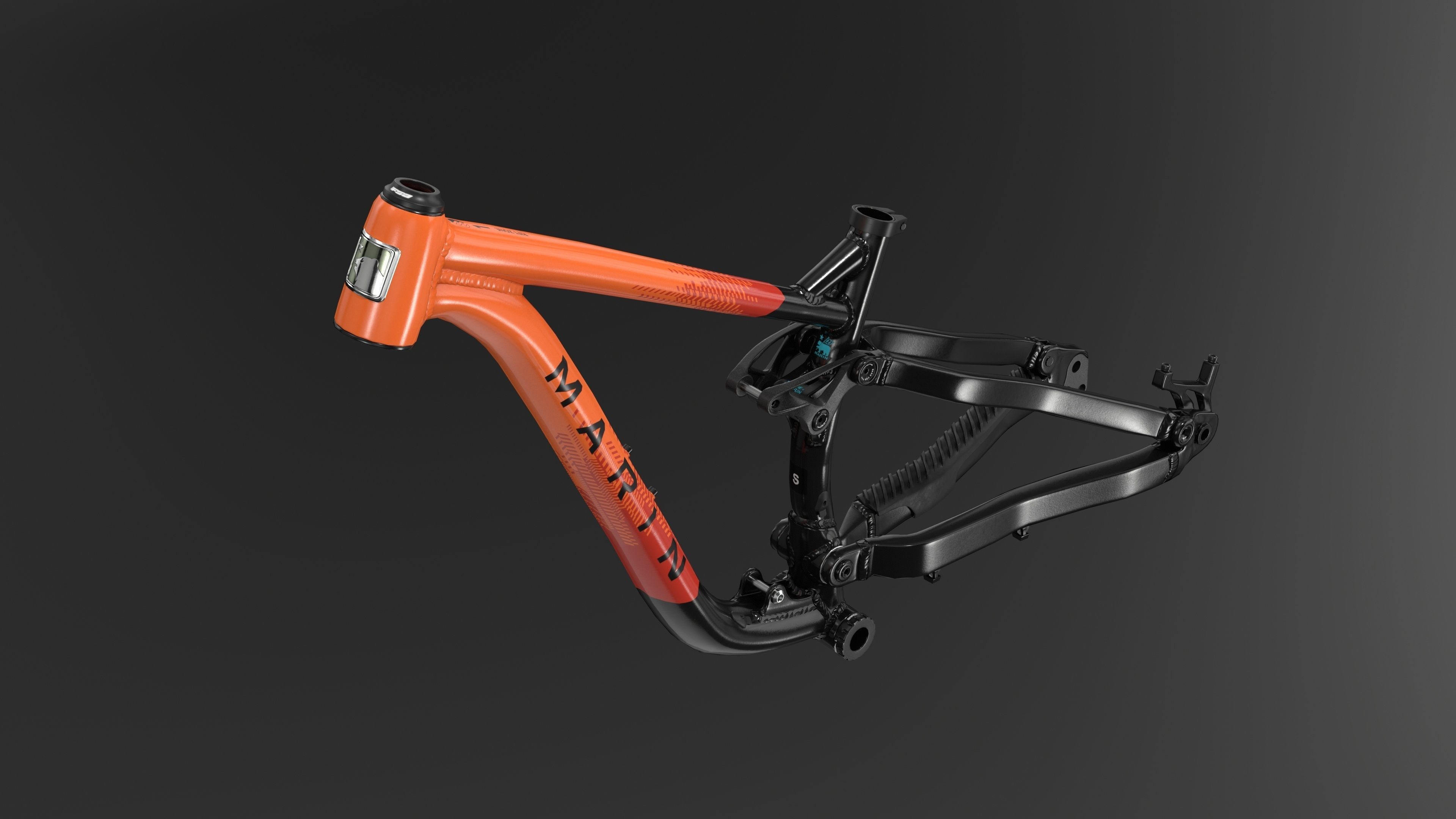 3D model MTB frame VR / AR / low-poly | CGTrader