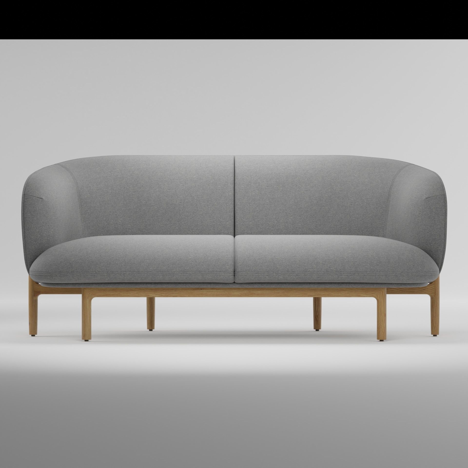 Wooden Two Seater Lounge Chair 3D Model Artisan Mela Lounge Sofa 3D ...