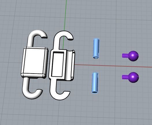 clasp 3D print model 3D model 3D printable | CGTrader