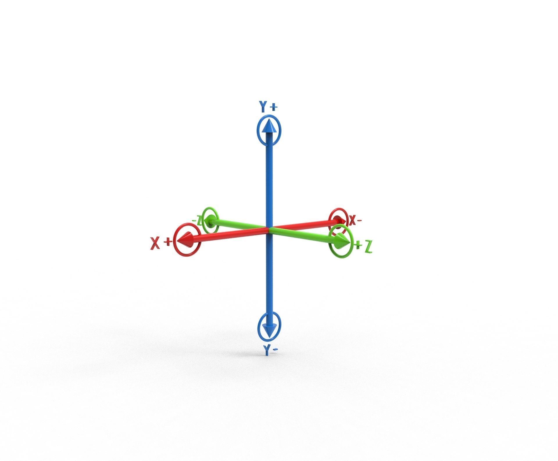 3D model 3rd axis VR / AR / low-poly | CGTrader