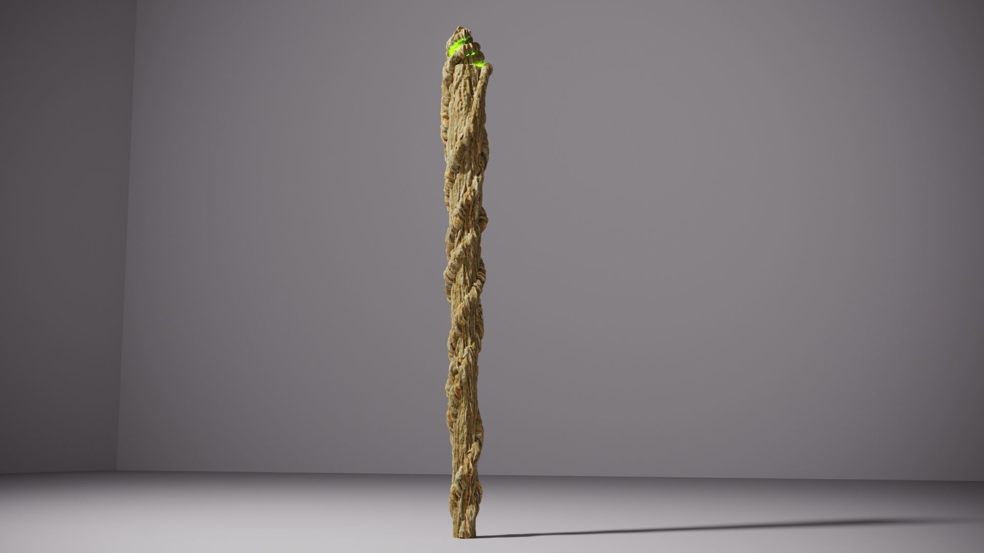 3D model Magic Wood Nature Staff Wand VR / AR / low-poly | CGTrader