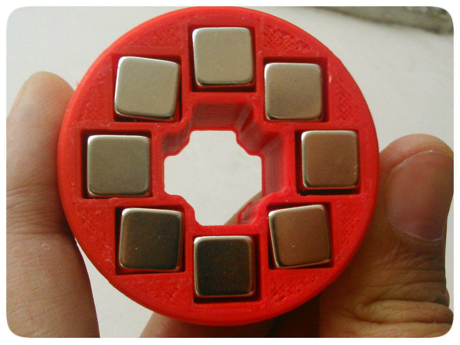 Halbach array holder for NMR spectrometer free 3D model 3D printable ...