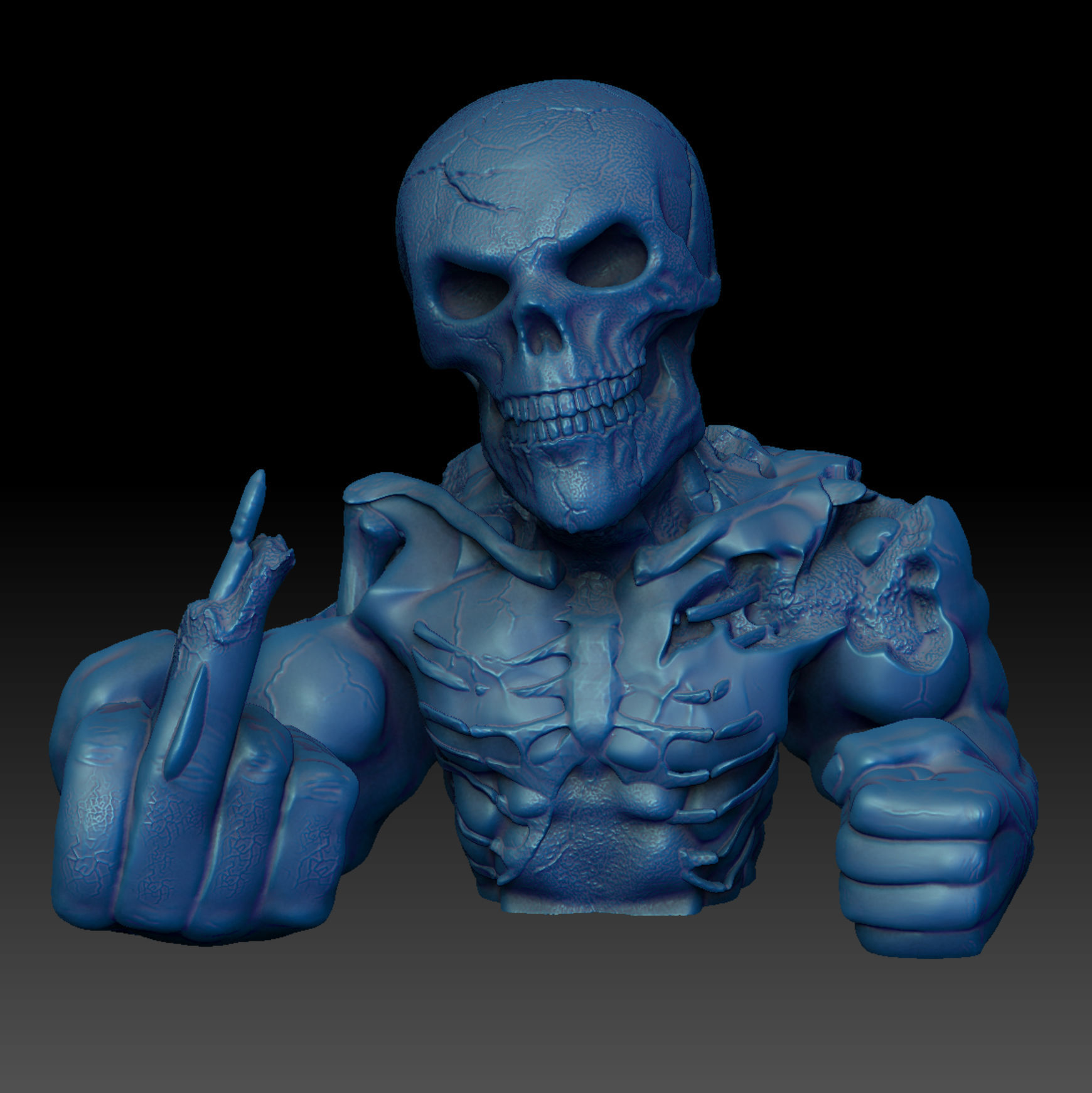 Skull Dozer-Extreme 3D model 3D printable | CGTrader