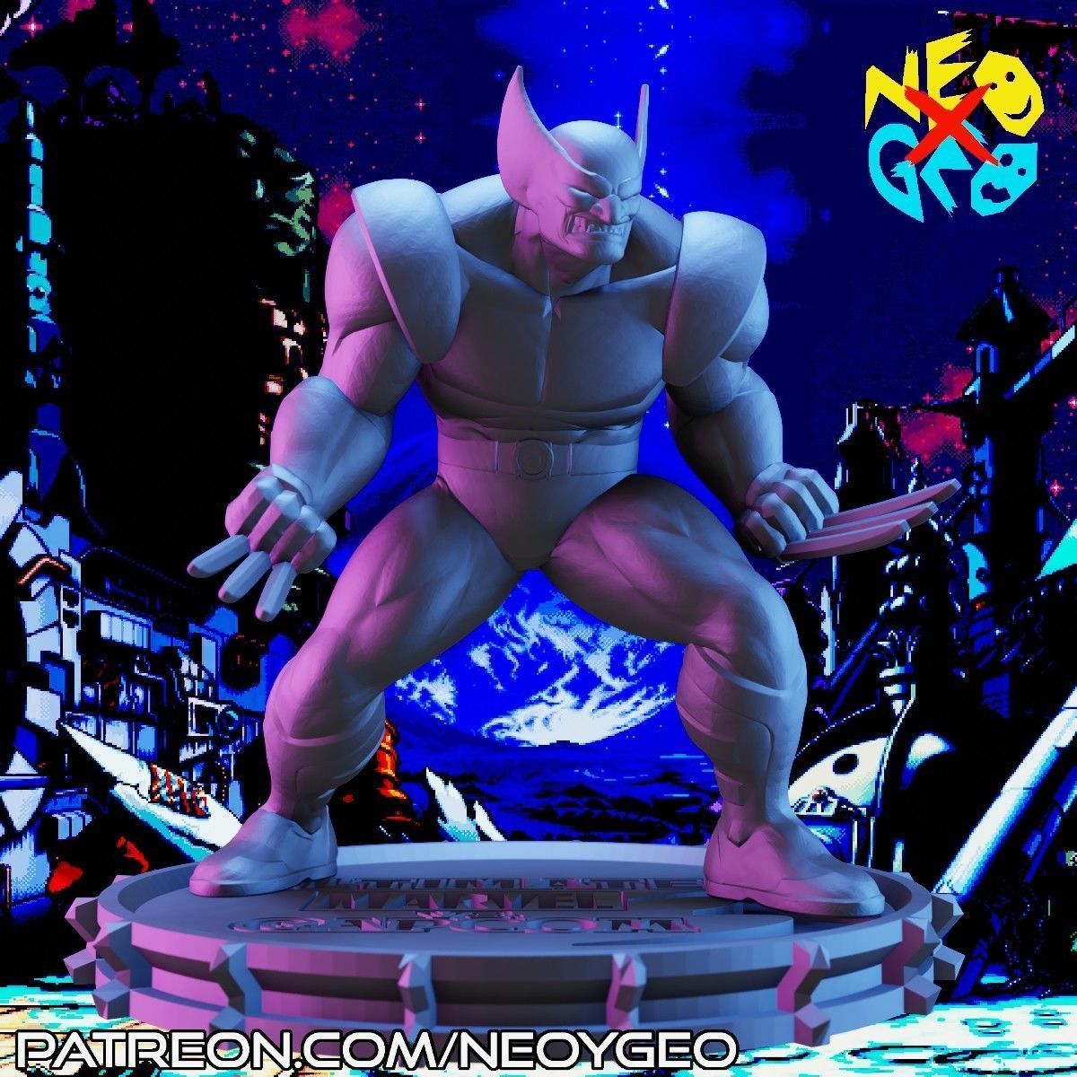 WOLVERINE - MARVEL VS CAPCOM 3 free 3D model 3D printable | CGTrader