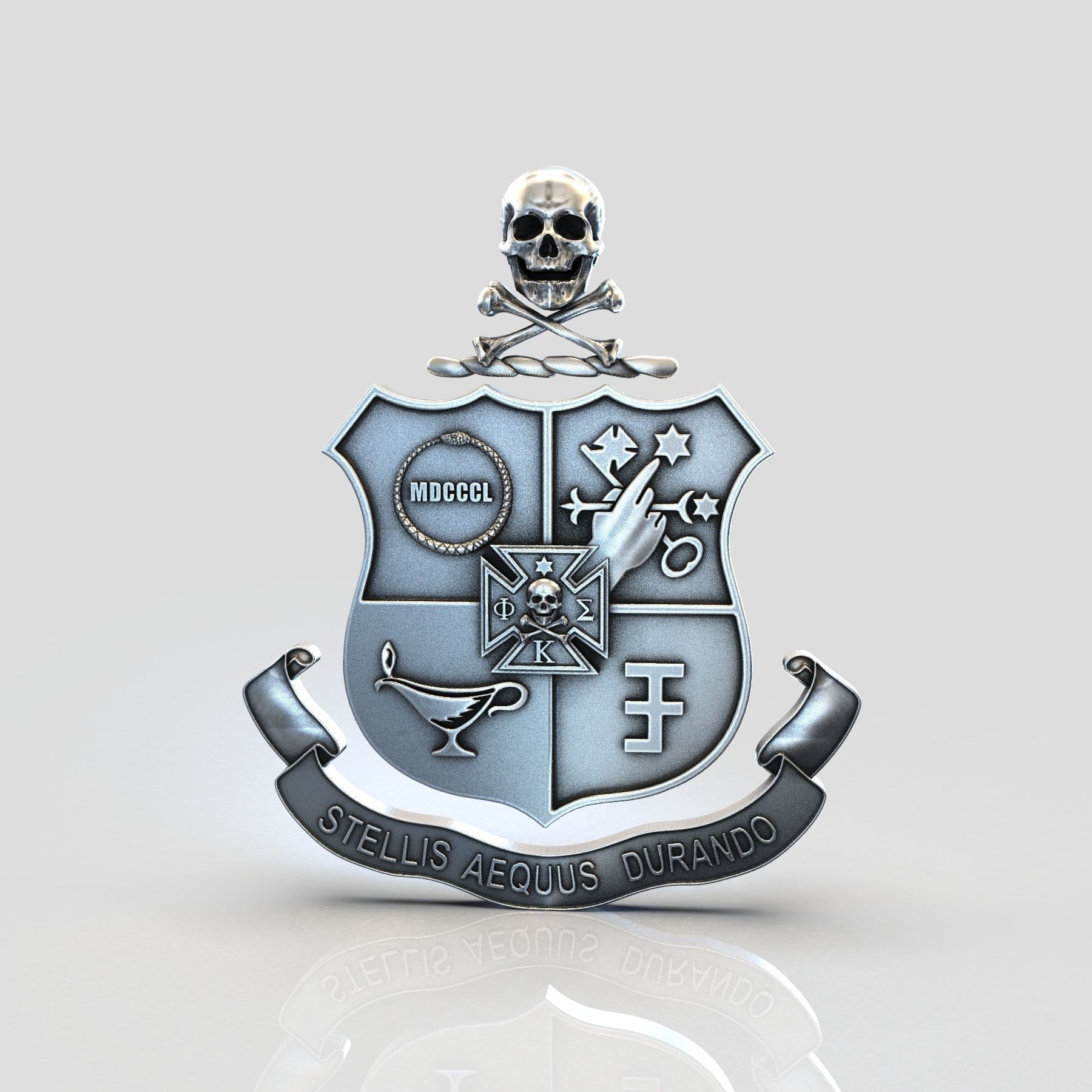 Fraternity Crest 3D model 3D printable | CGTrader