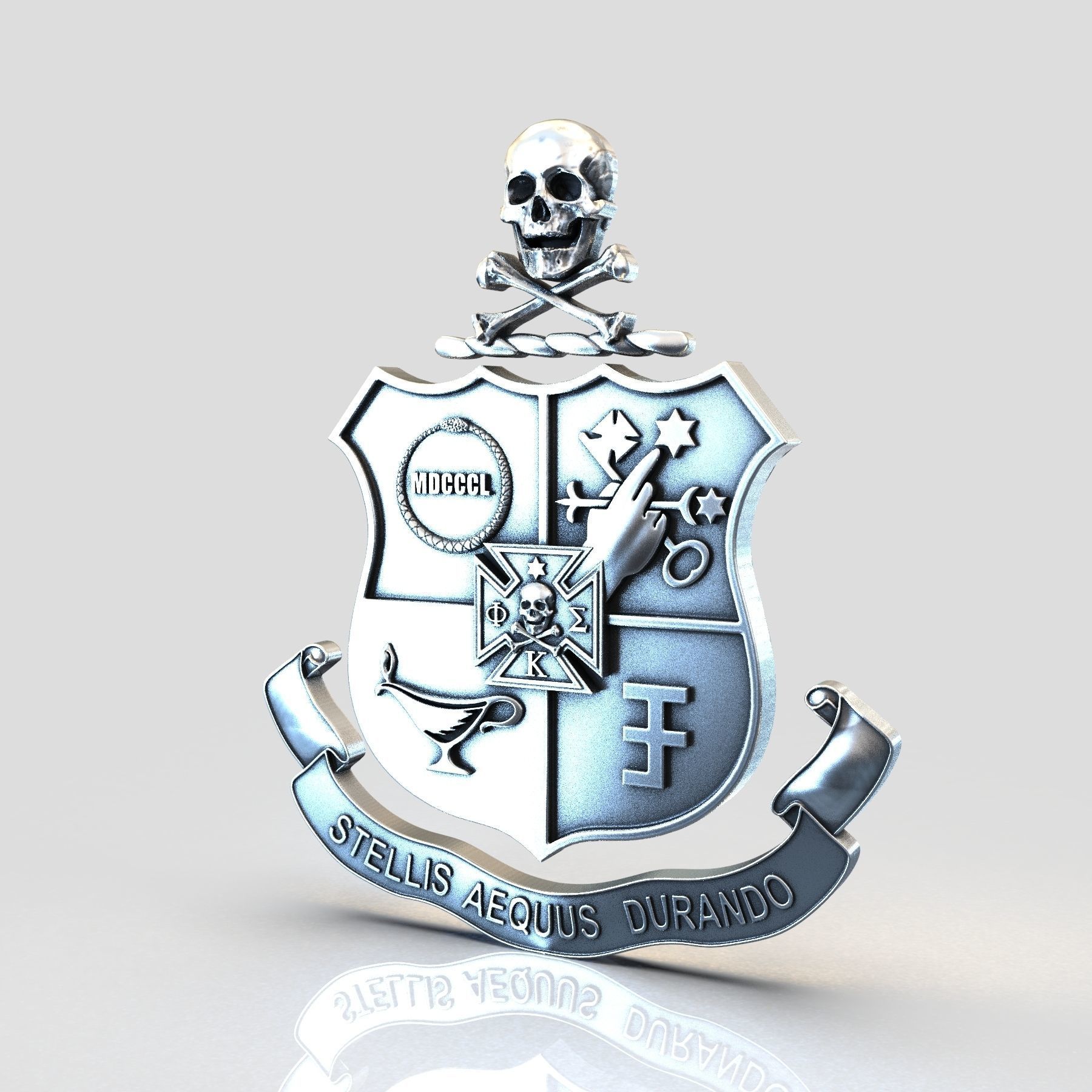 Fraternity Crest 3D model 3D printable | CGTrader