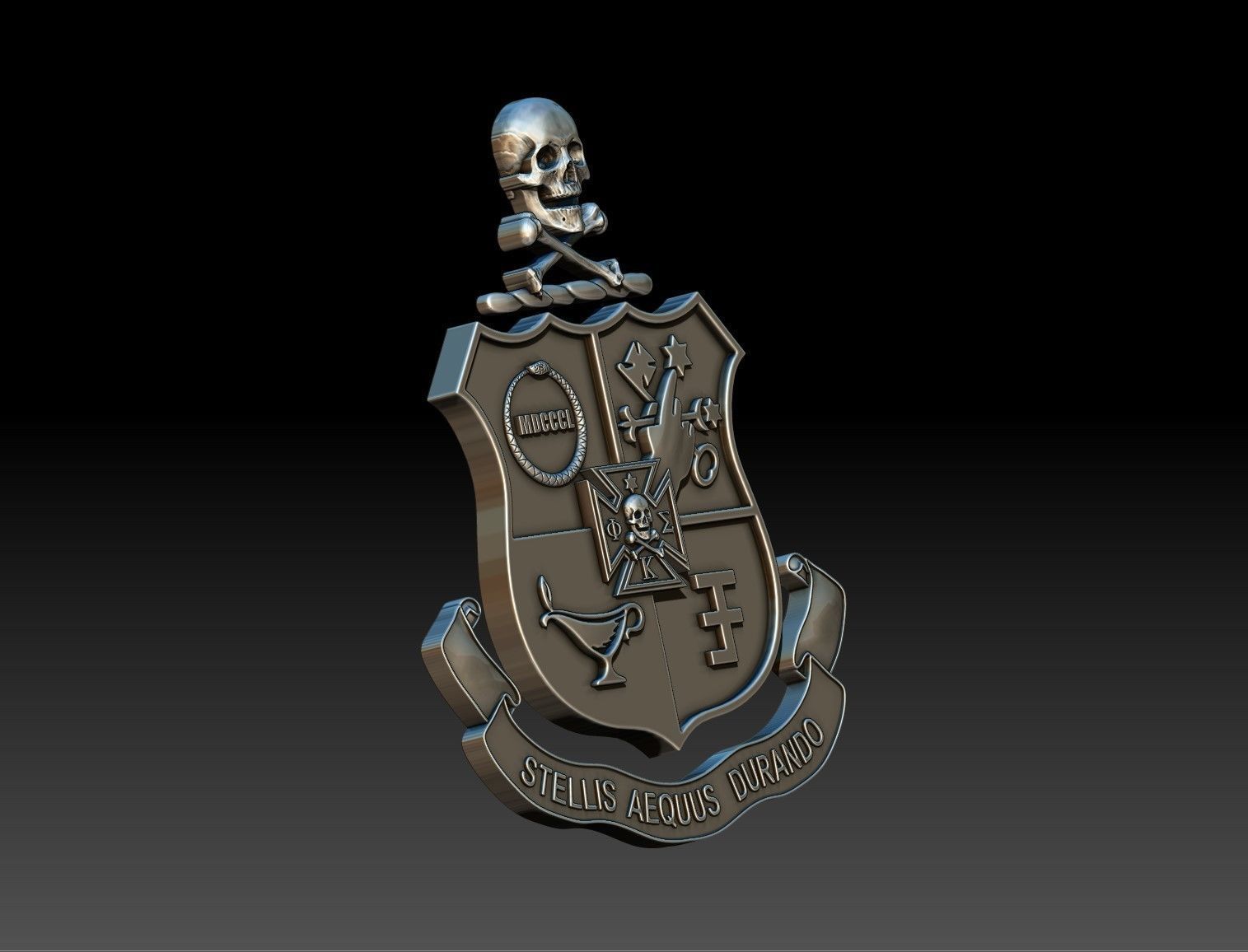 Fraternity Crest 3D model 3D printable | CGTrader