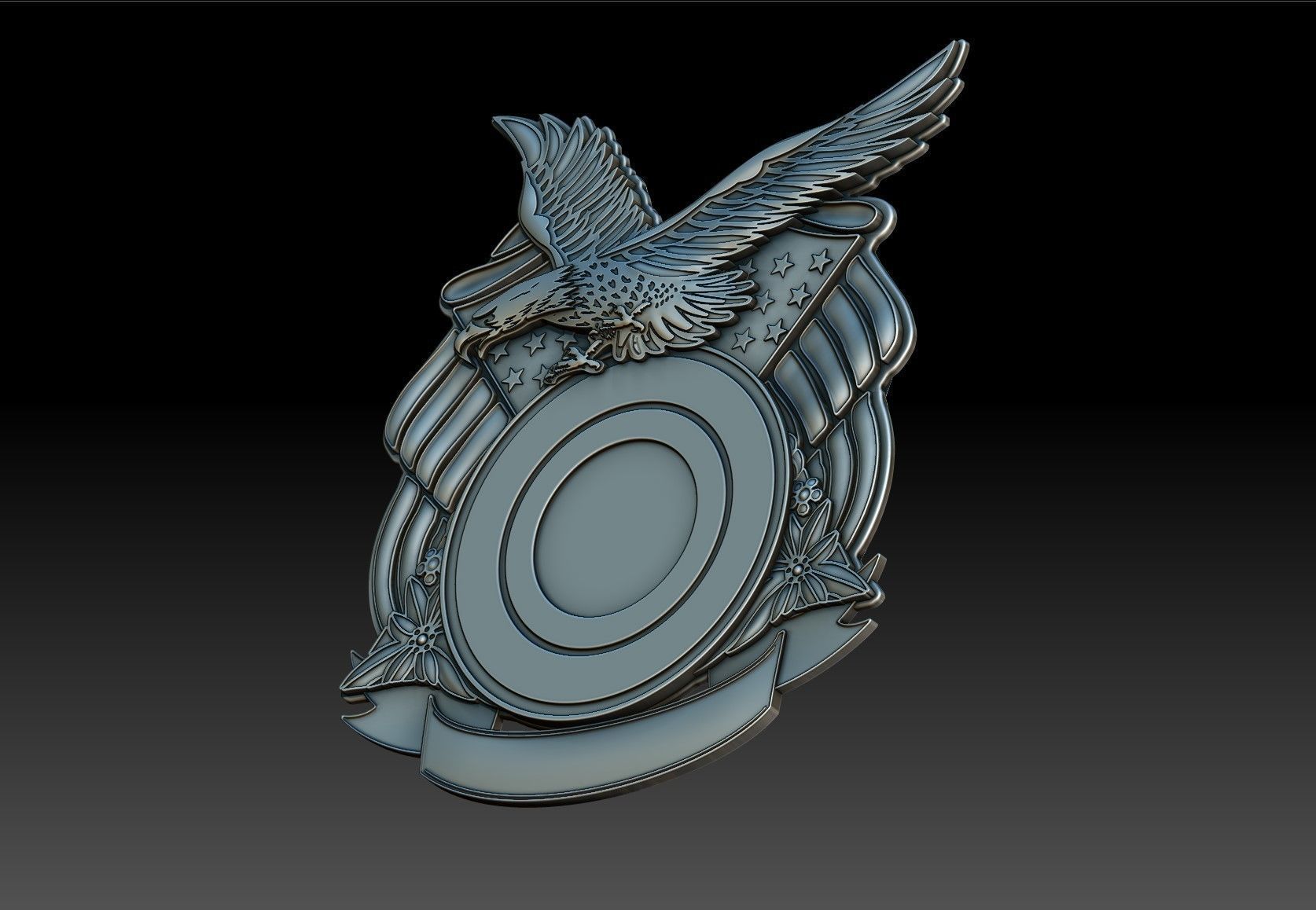 Patch Plaque 3D model 3D printable | CGTrader