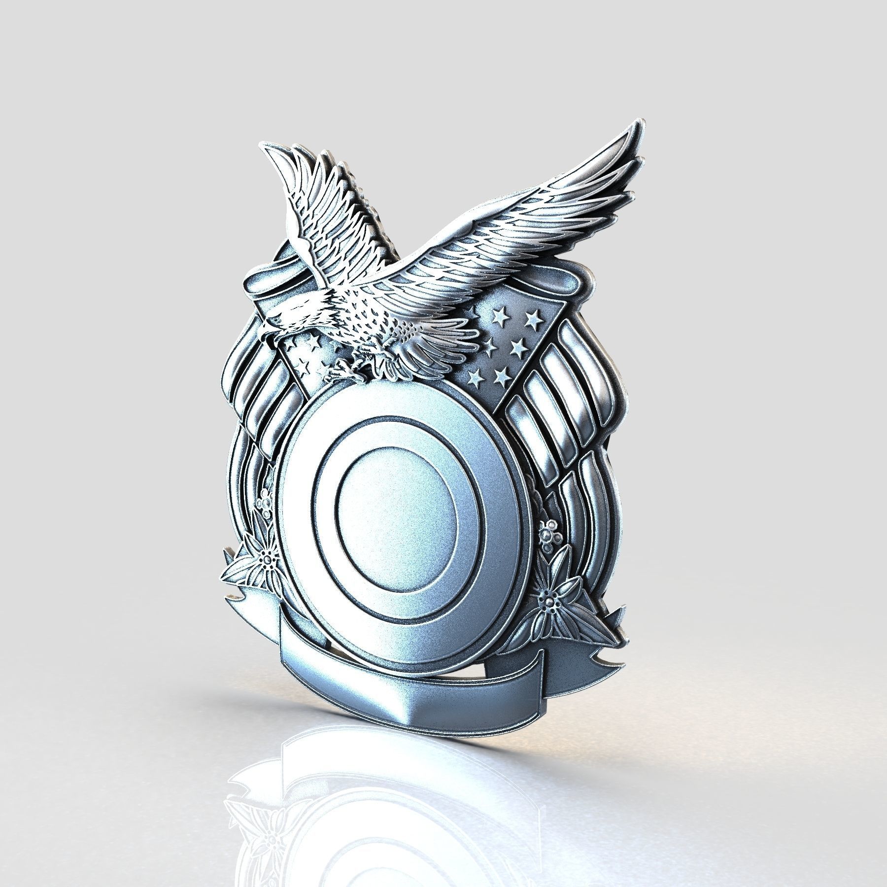 Patch Plaque 3D model 3D printable | CGTrader