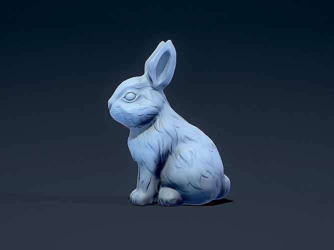 Rabbit 3D model 3D printable | CGTrader