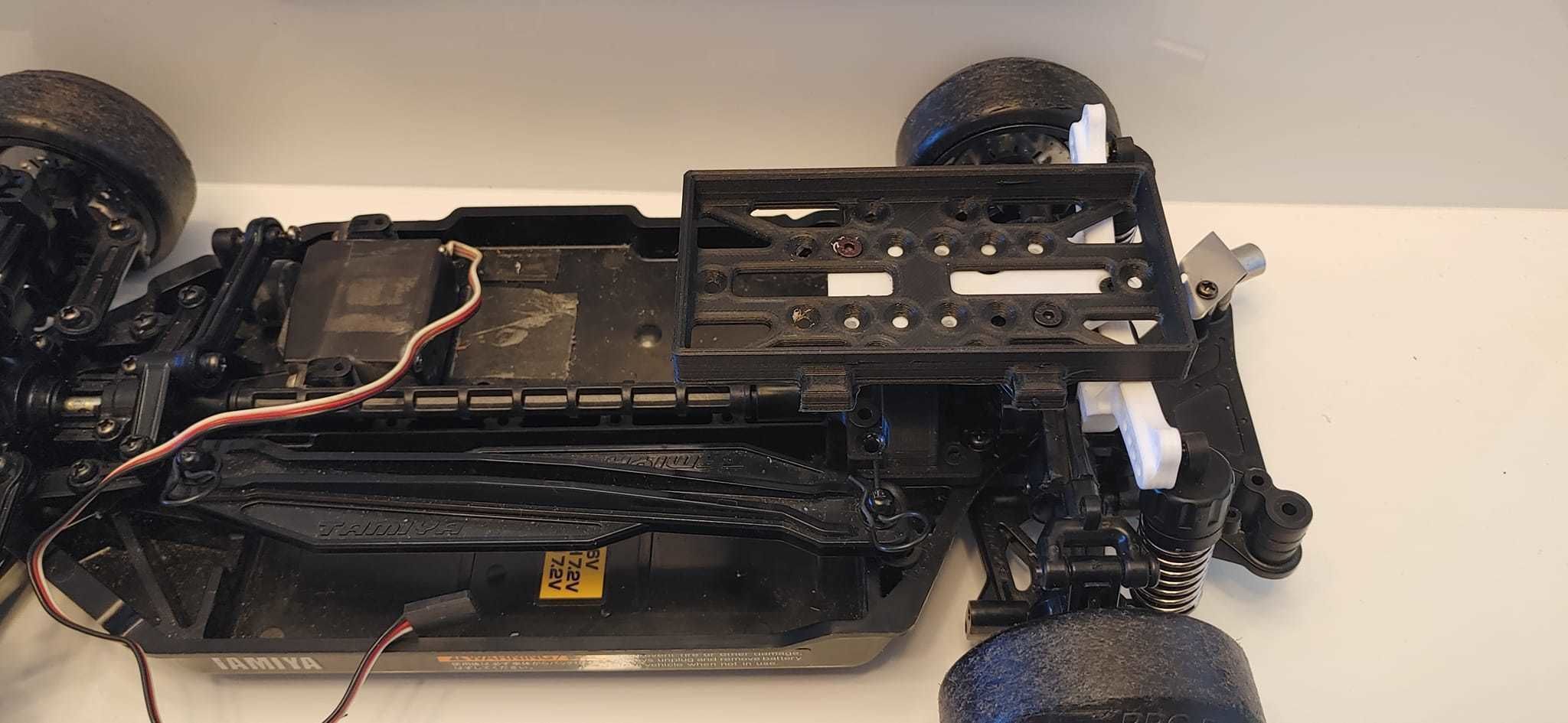 Tamiya TT-02 Drift Shock towers and top battery Rack 3D model 3D ...