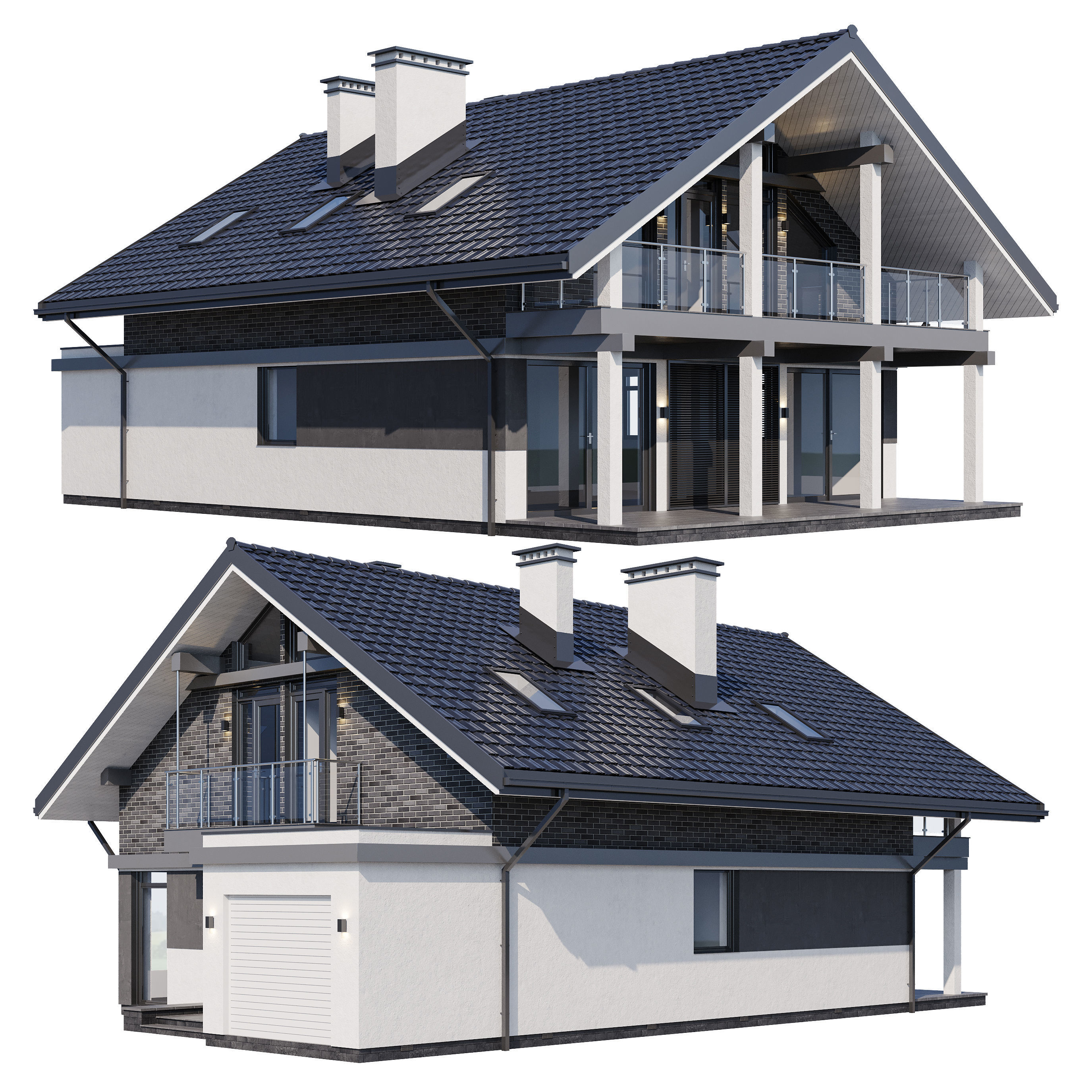 Modern house v77 3D model | CGTrader