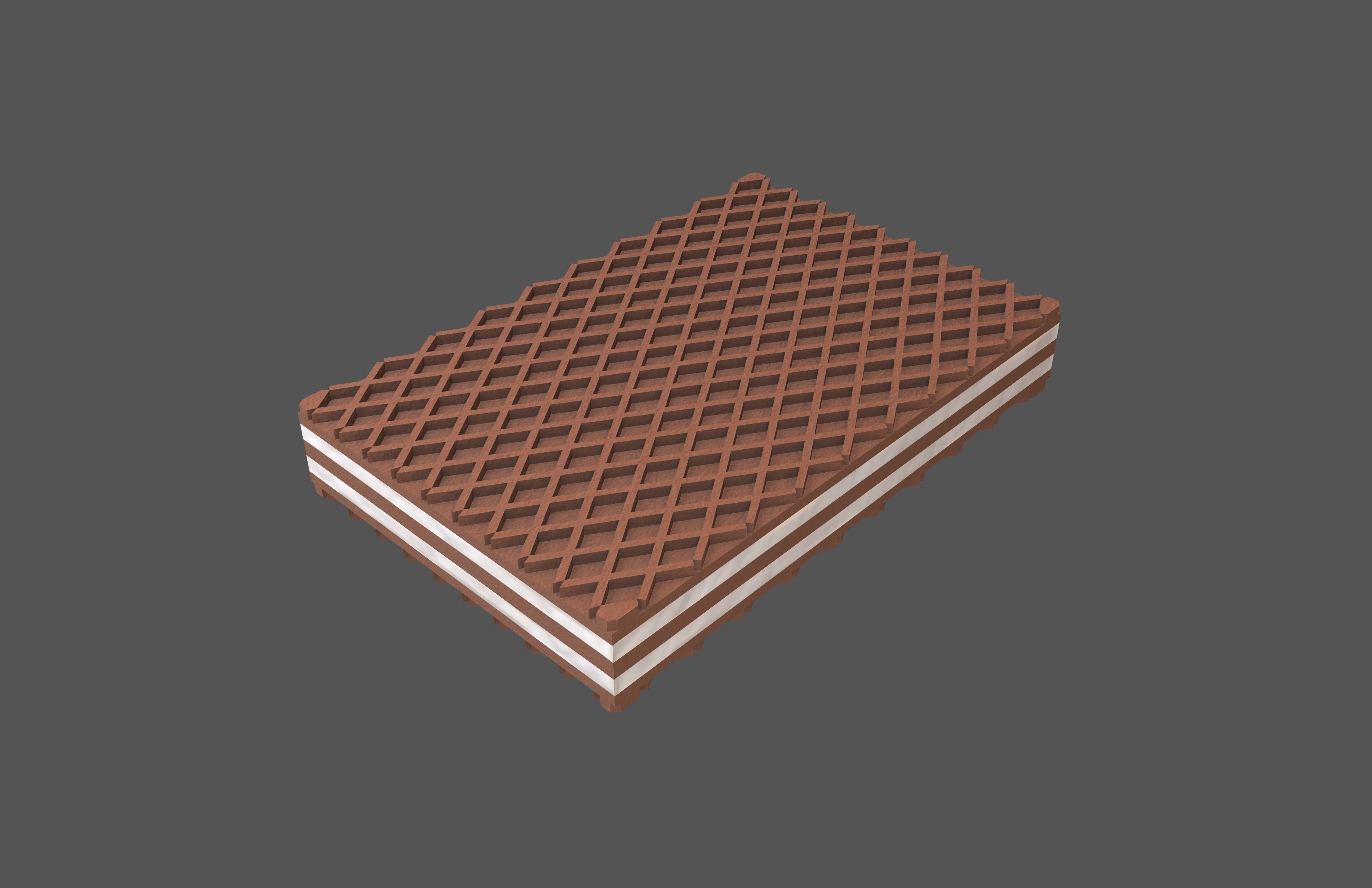 3D model Cartoon Wafer V1 009 VR / AR / low-poly | CGTrader