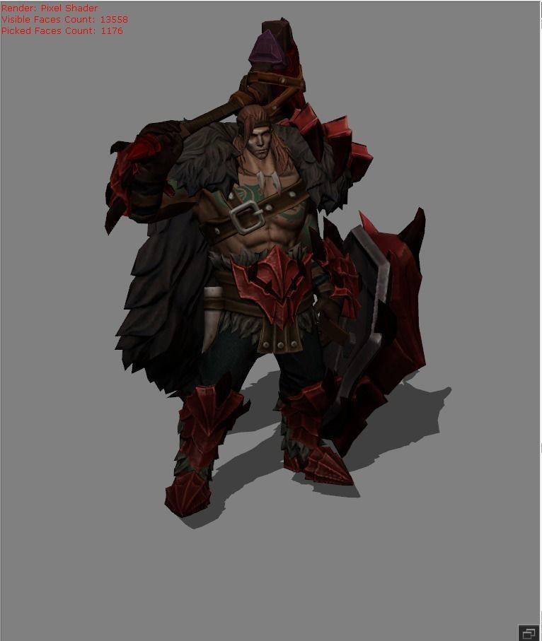 Trigeal Wyrmslayer 3D model animated rigged | CGTrader