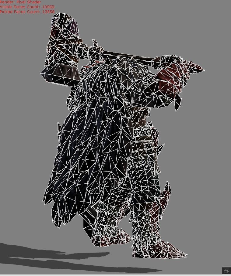 Trigeal Wyrmslayer 3D model animated rigged | CGTrader