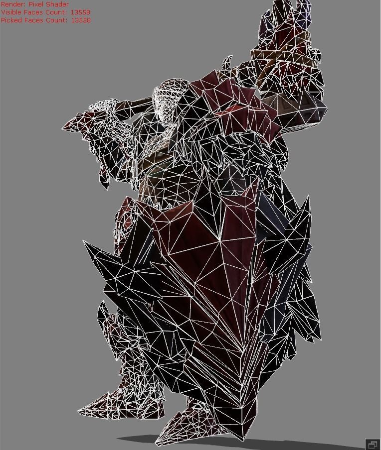 Trigeal Wyrmslayer 3D model animated rigged | CGTrader