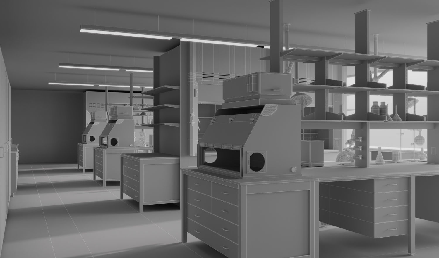 Laboratory Expansion 3D model | CGTrader