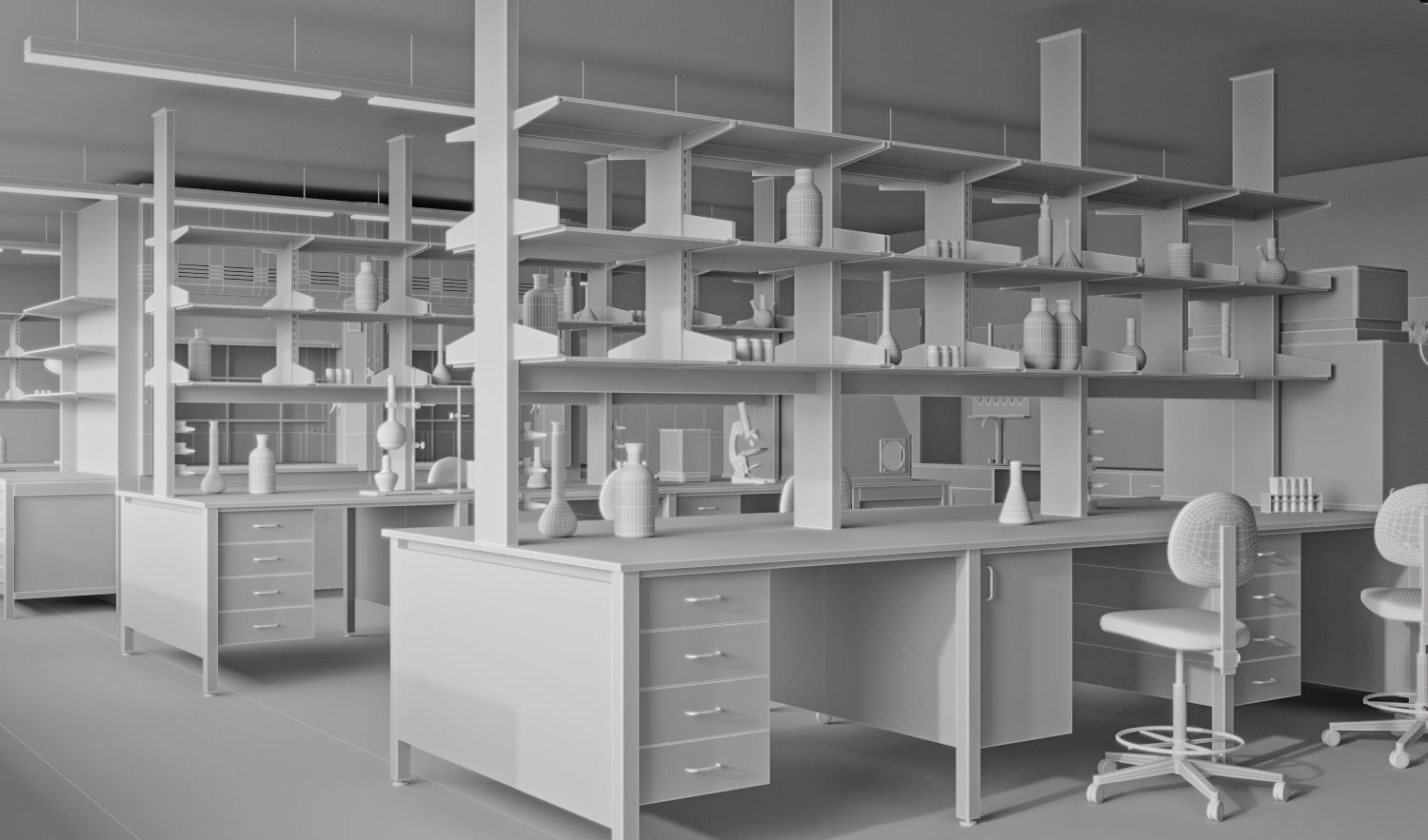 Laboratory Expansion 3D model | CGTrader