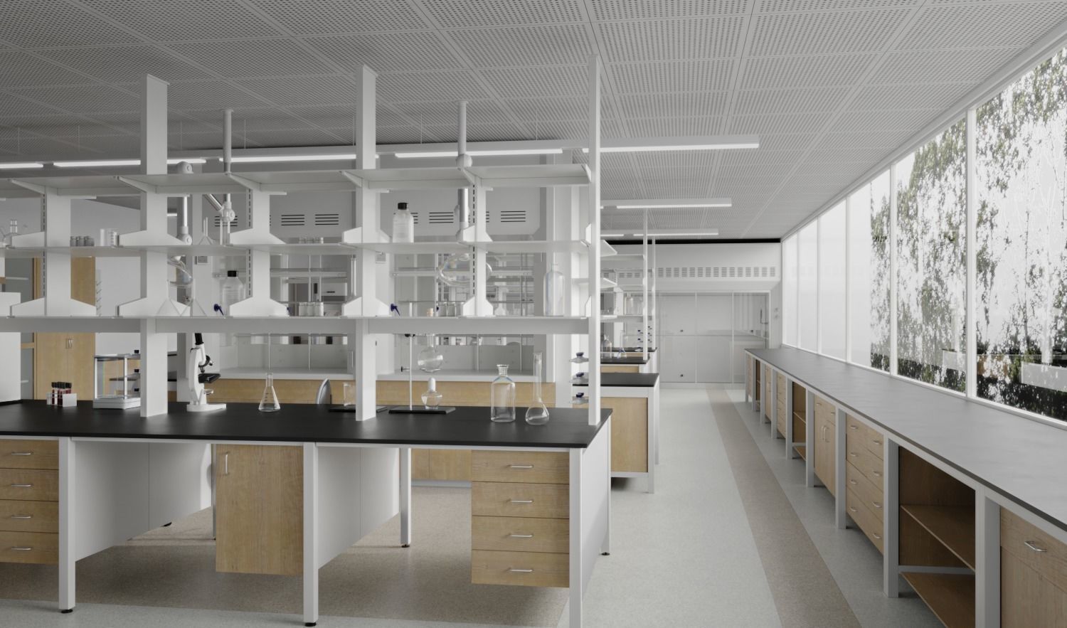 Laboratory Expansion 3D model | CGTrader