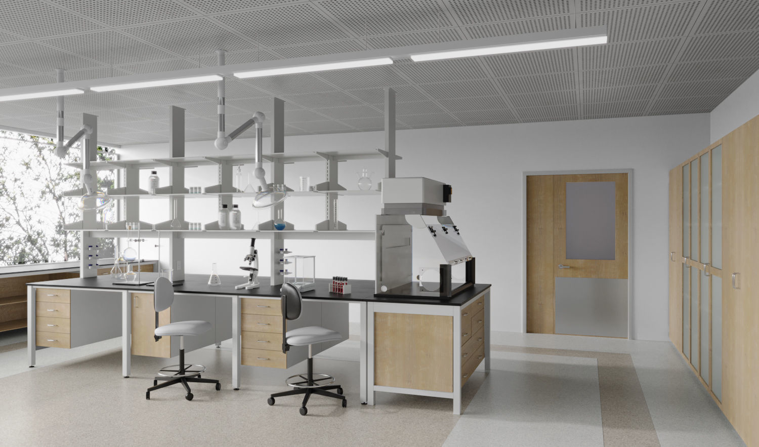 Laboratory Expansion 3D model | CGTrader