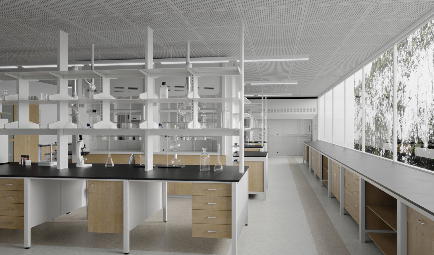 Laboratory Expansion 3D model | CGTrader