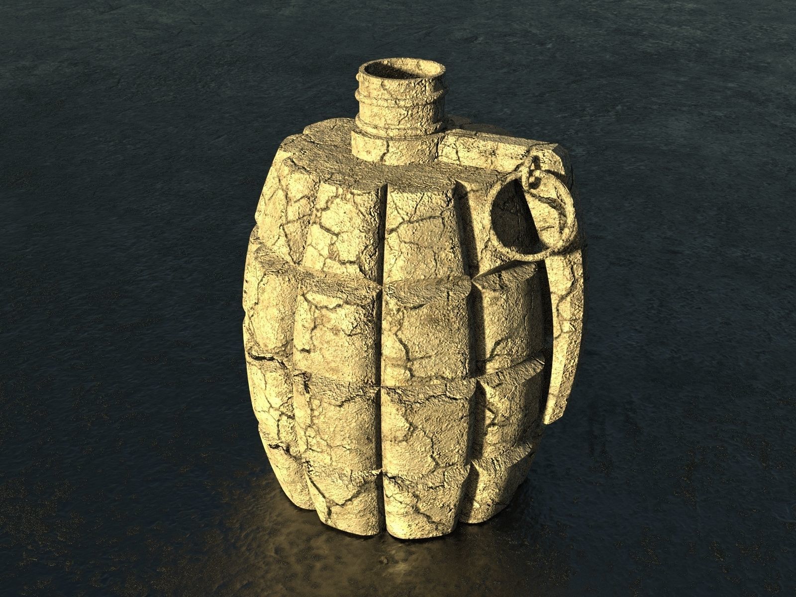 grenade bottle 3D model 3D printable | CGTrader