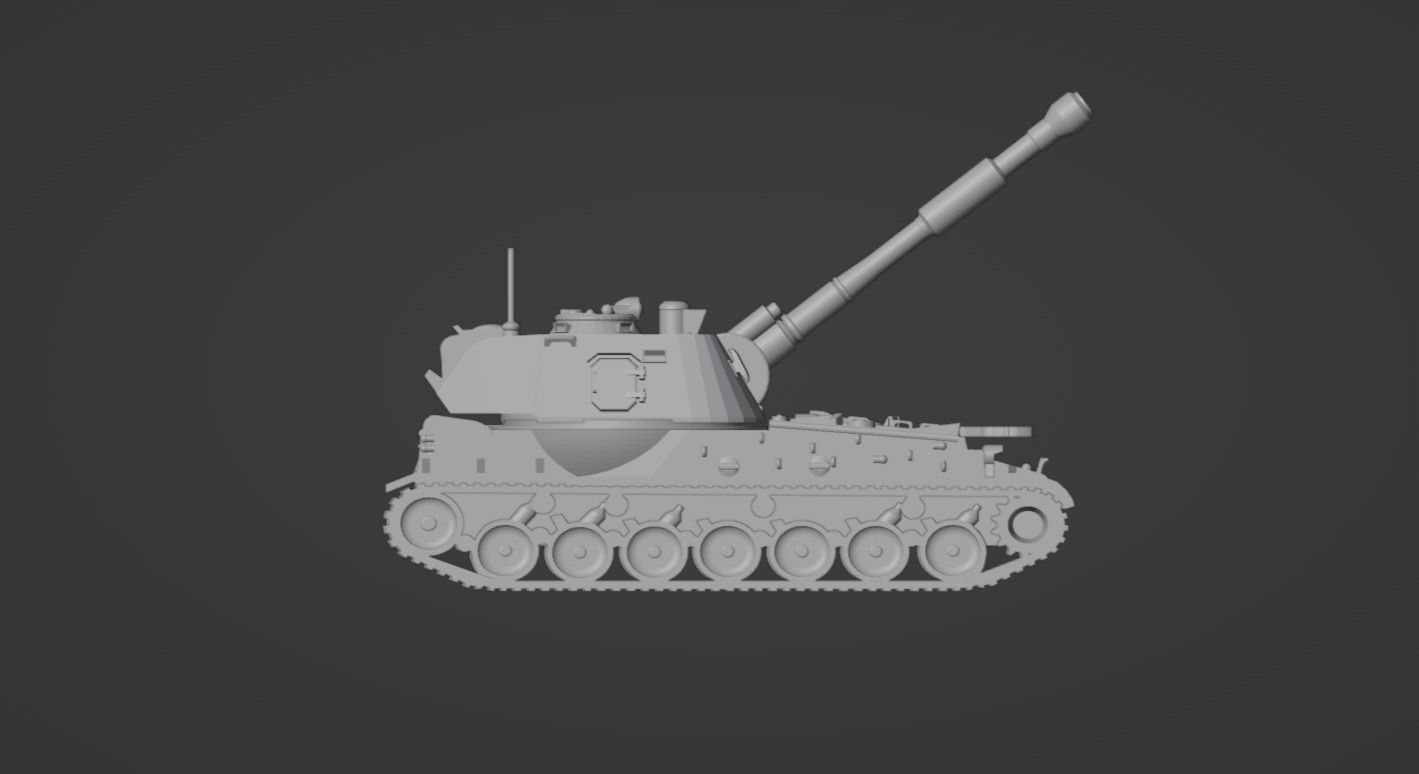 Self-propelled gun 2S3 Acacia 3D model 3D printable | CGTrader