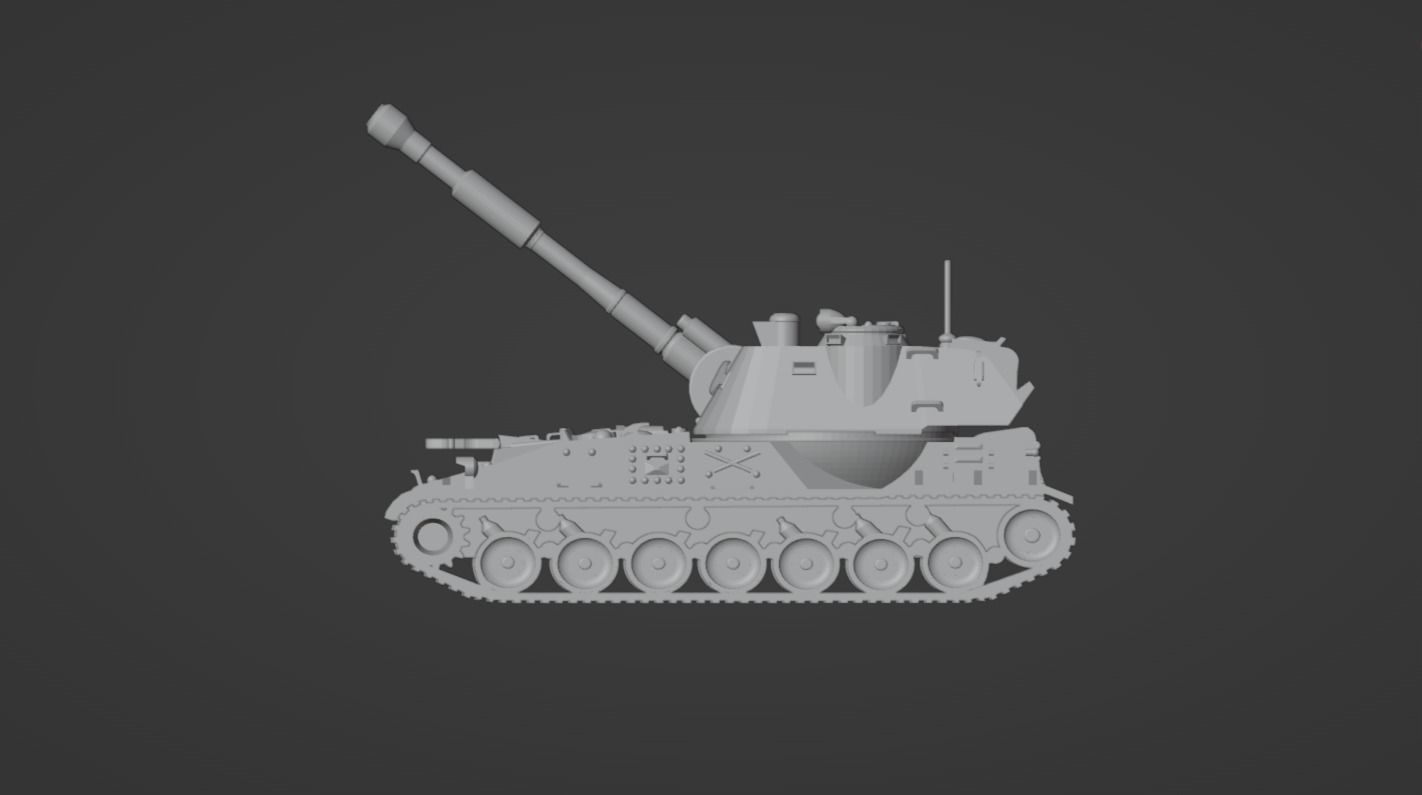 Self-propelled gun 2S3 Acacia 3D model 3D printable | CGTrader