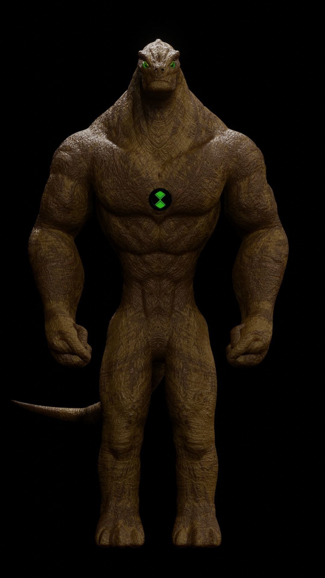 Ben 10 Alien Humungousaur Rigged Download with Free Animations 3D model ...