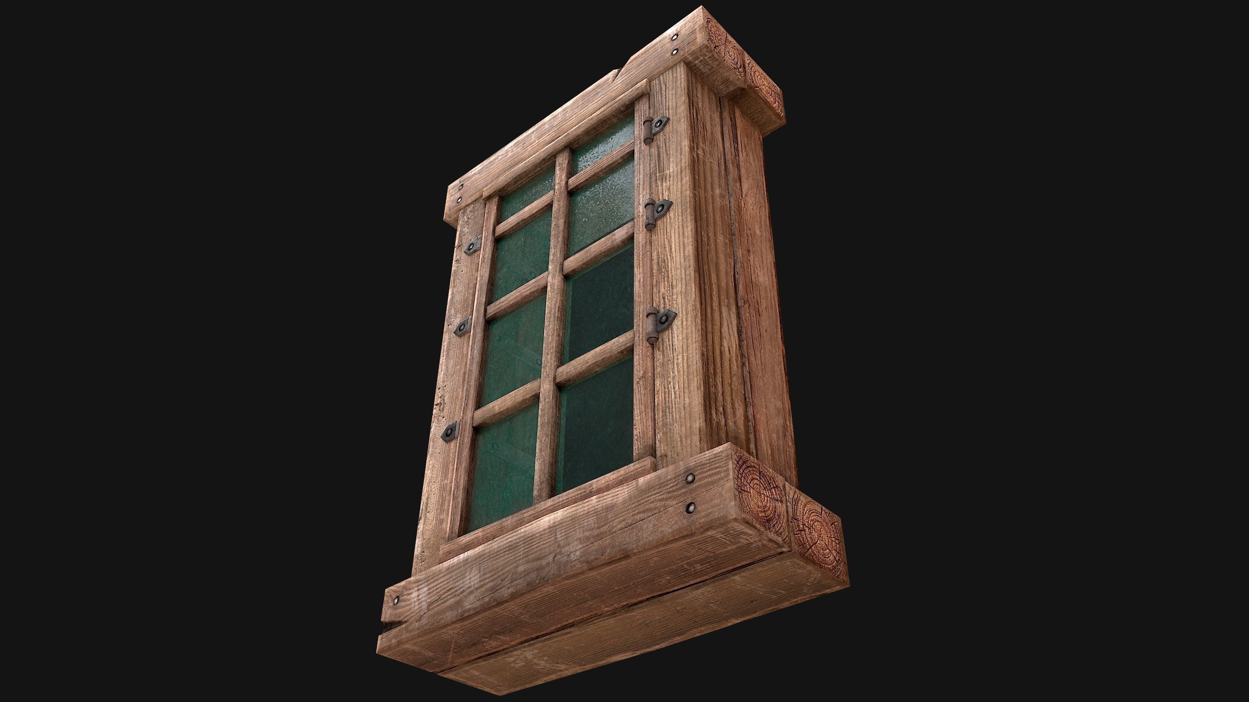 3D model Medieval Windows Set VR / AR / low-poly | CGTrader