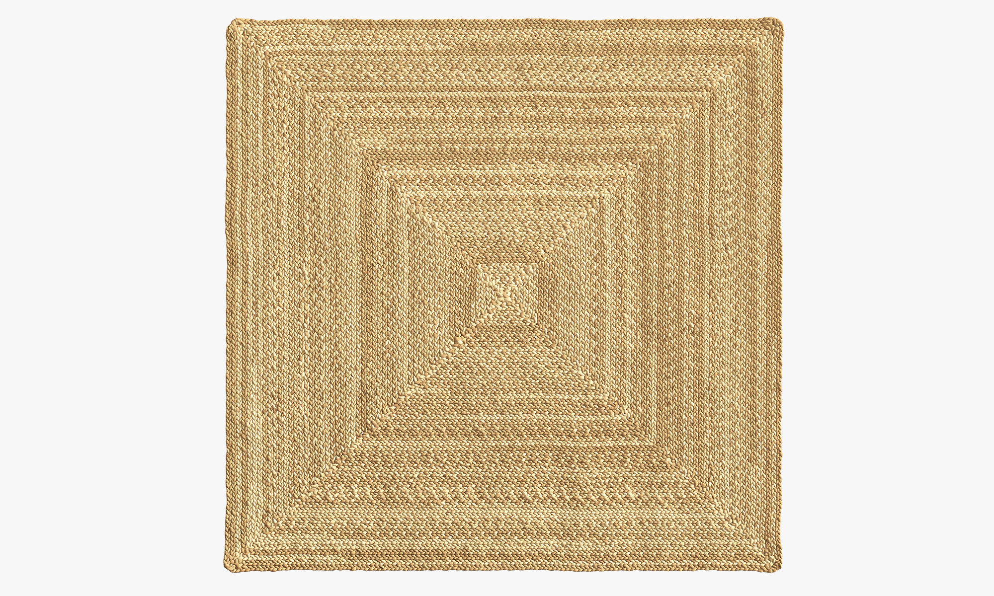 SAFAVIEH Dina Coastal Jute Rug Square 3D model | CGTrader