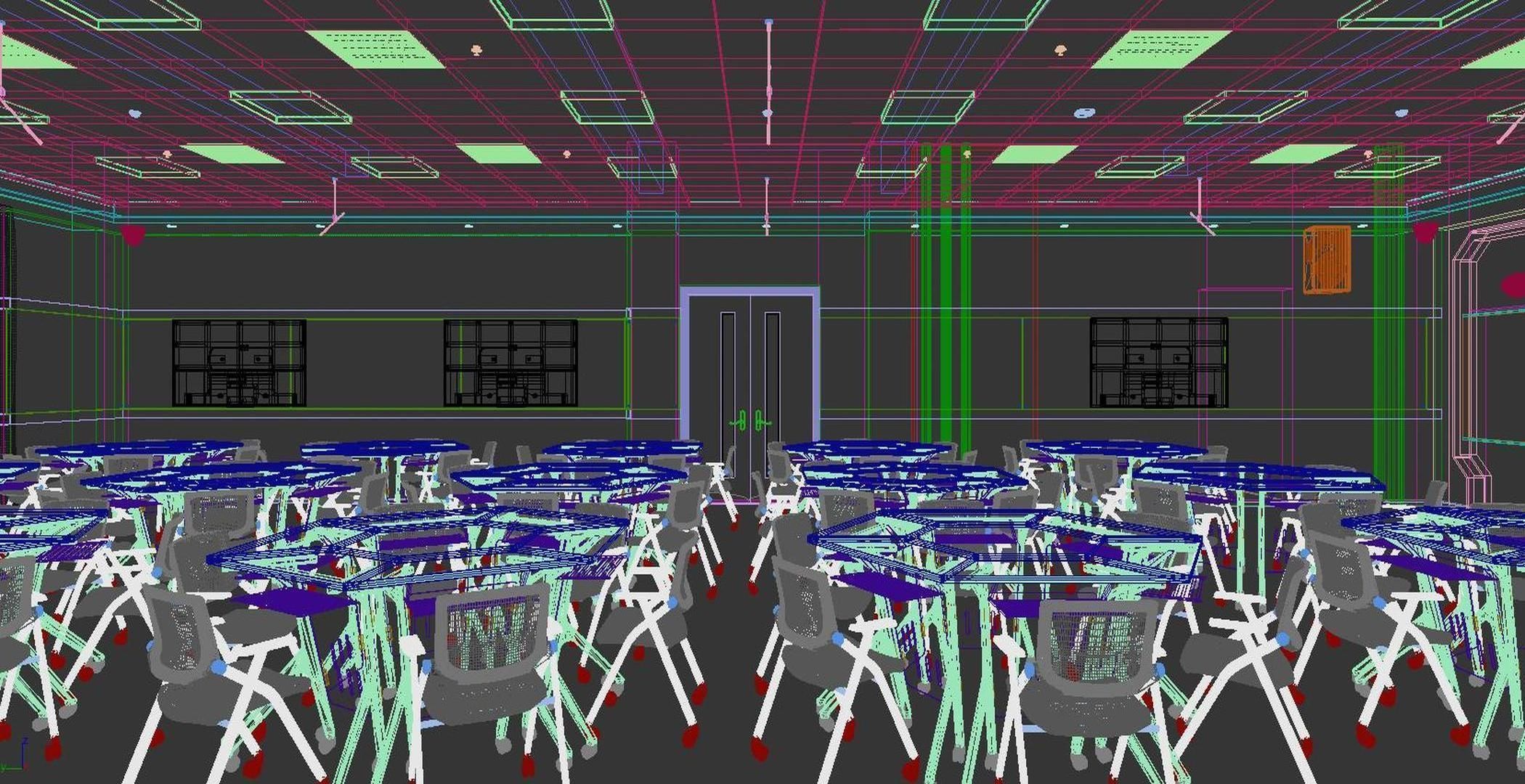 Modern Classroom Technology 3D model | CGTrader