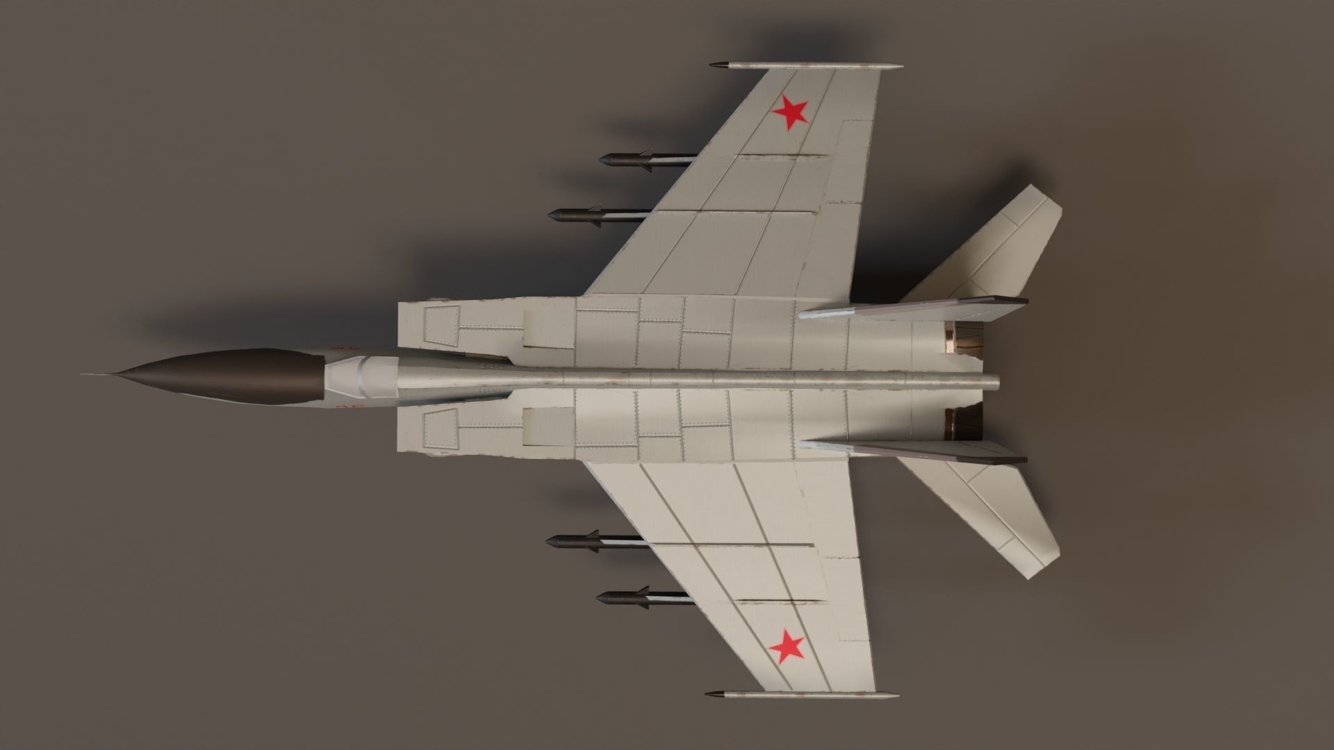 3D model MiG-25 Fighter Jet 3D Model Lowpoly VR / AR / low-poly | CGTrader
