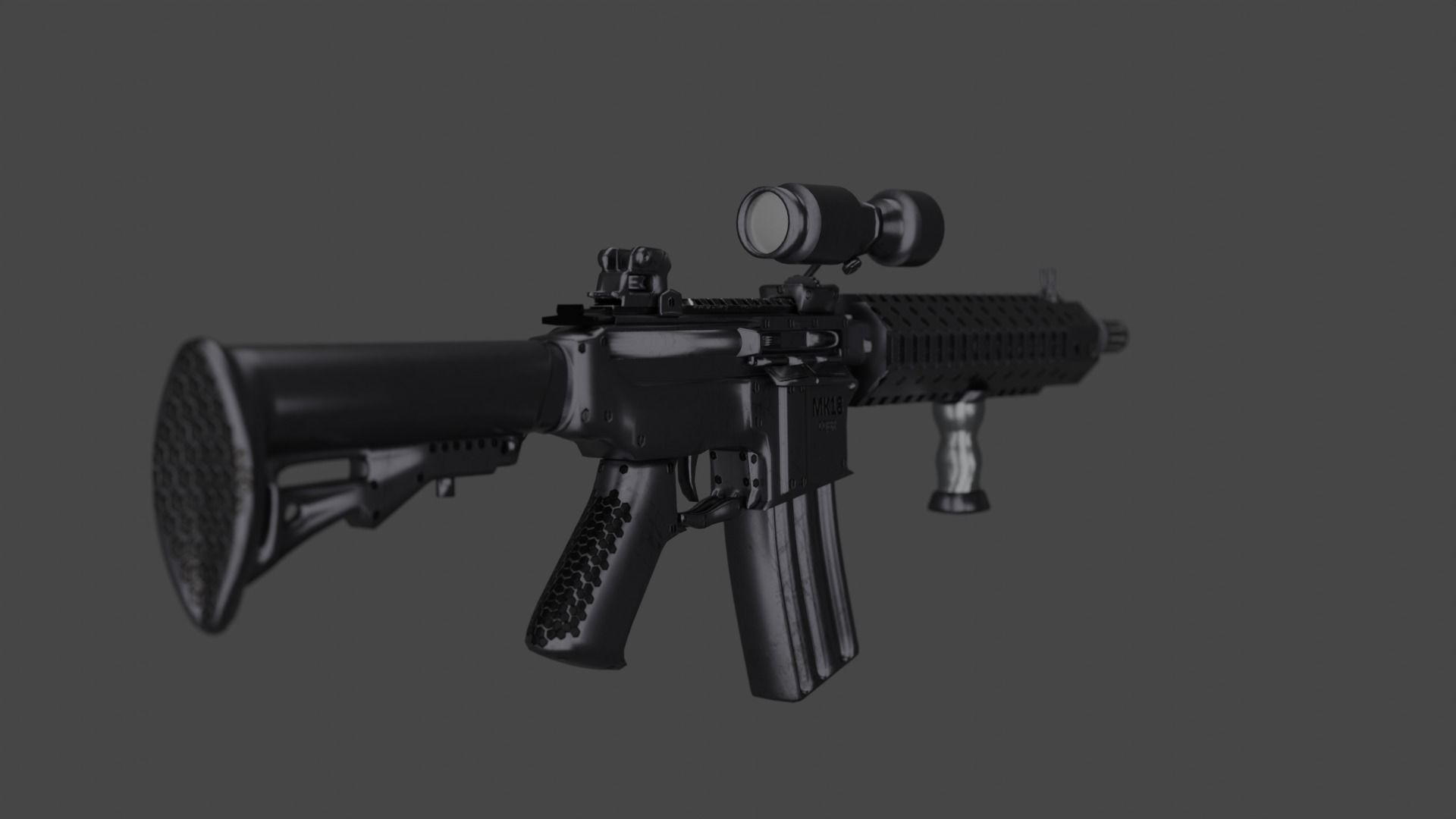 MK18 Weapon free VR / AR / low-poly 3D model | CGTrader