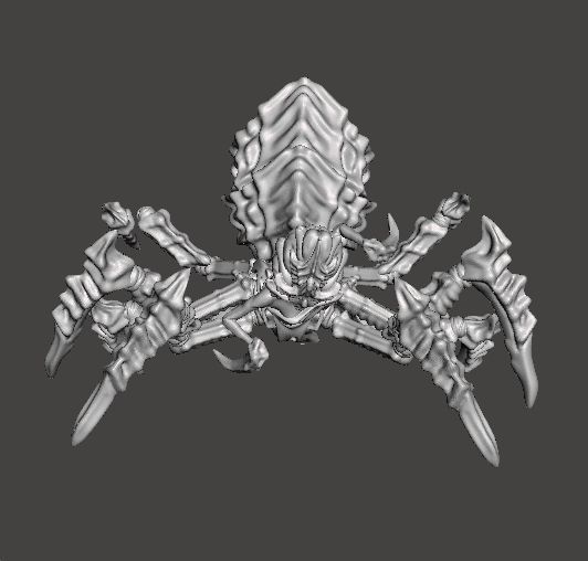 DRIDER WARRIOR MINIATURE MODEL FOR FANTASY GAMES DND RPG 3D model 3D ...