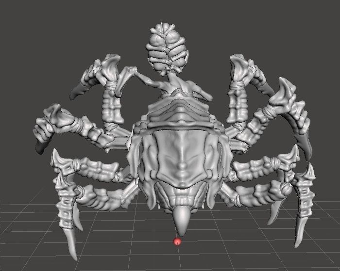 DRIDER WARRIOR MINIATURE MODEL FOR FANTASY GAMES DND RPG 3D model 3D ...