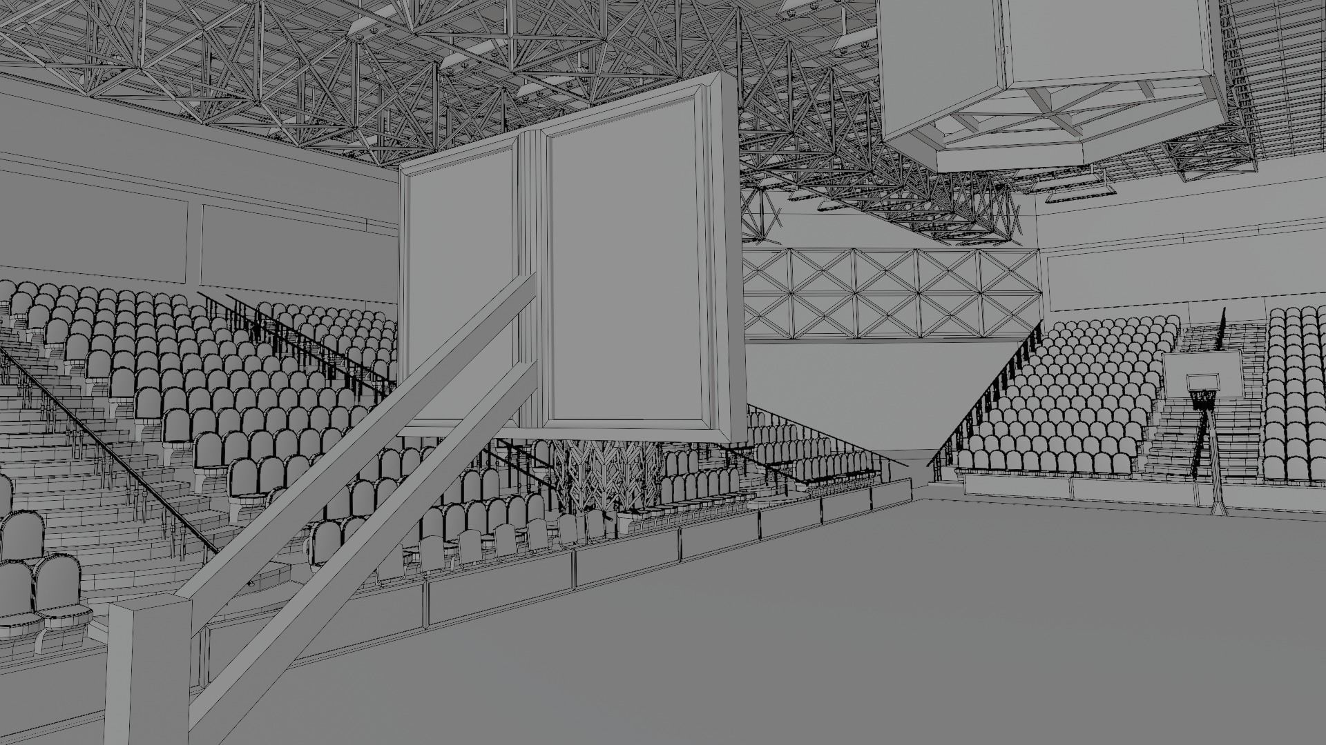 3D model VR Basketball Court VR / AR / low-poly | CGTrader