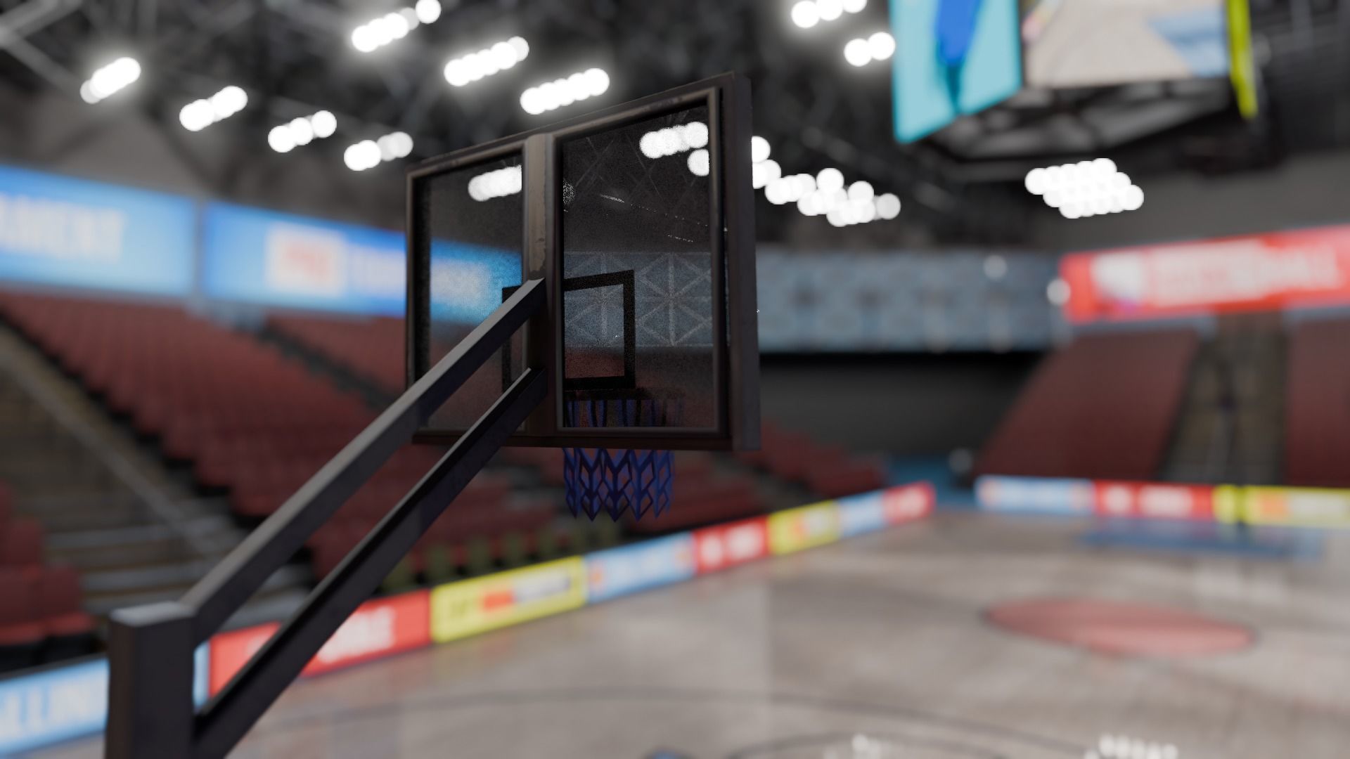 3D model VR Basketball Court VR / AR / low-poly | CGTrader
