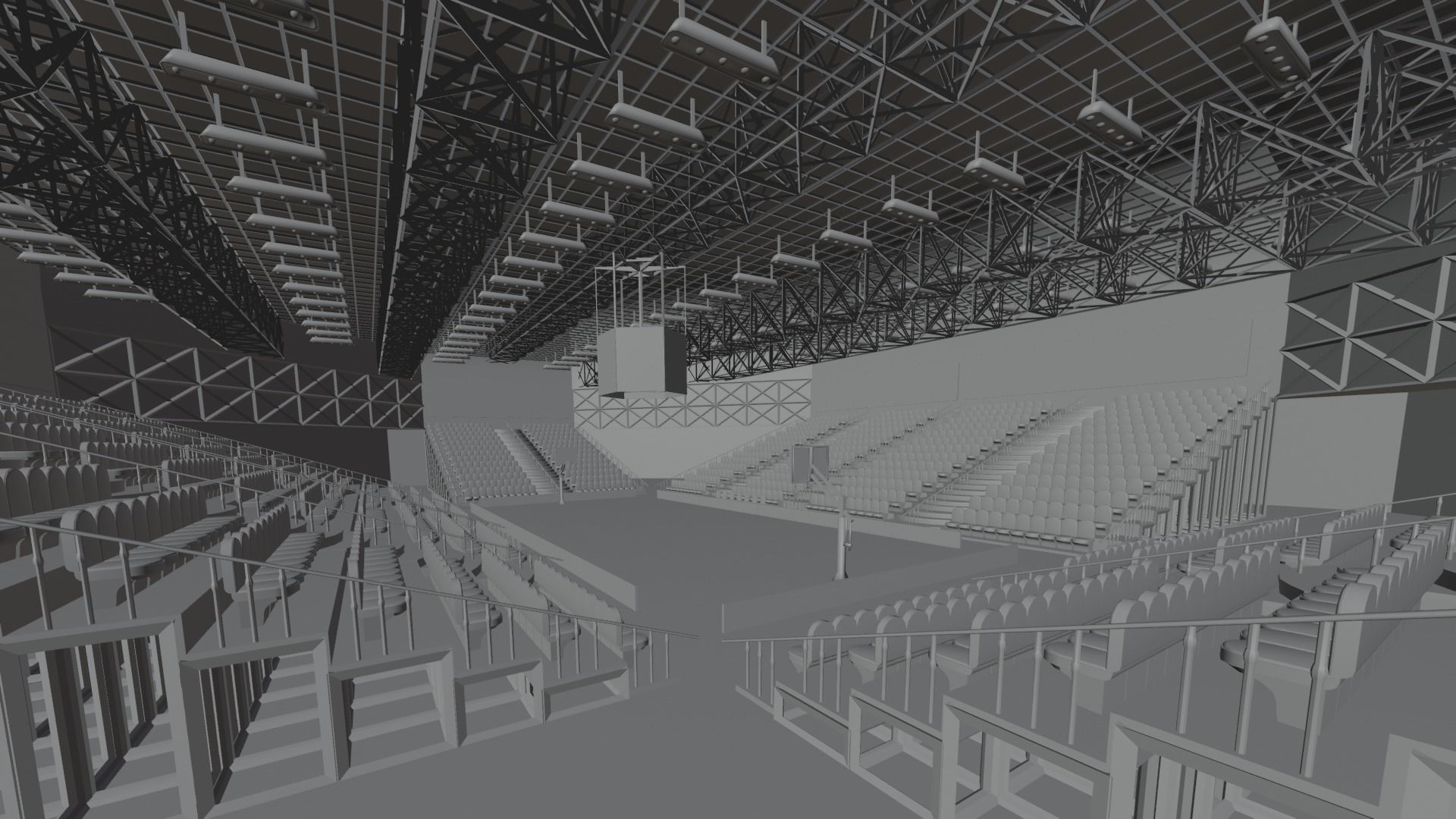 3D model VR Basketball Court VR / AR / low-poly | CGTrader