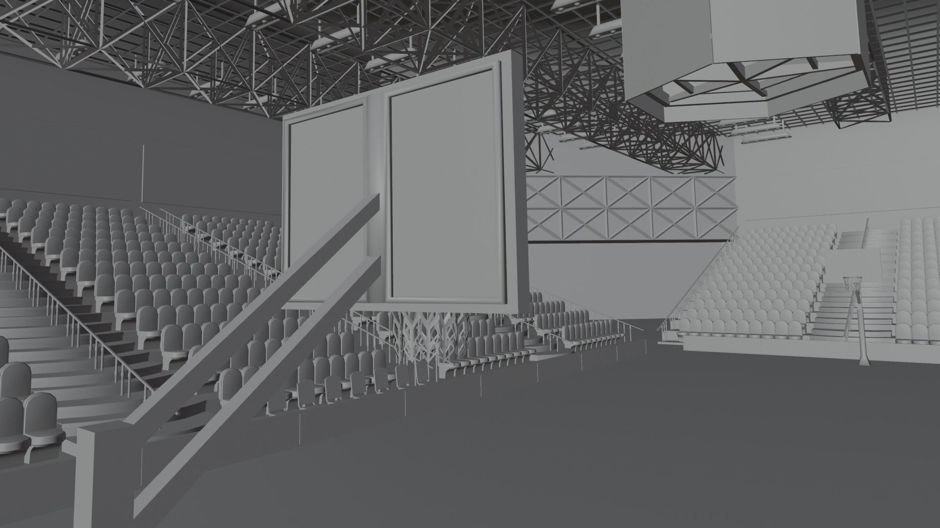 3D model VR Basketball Court VR / AR / low-poly | CGTrader