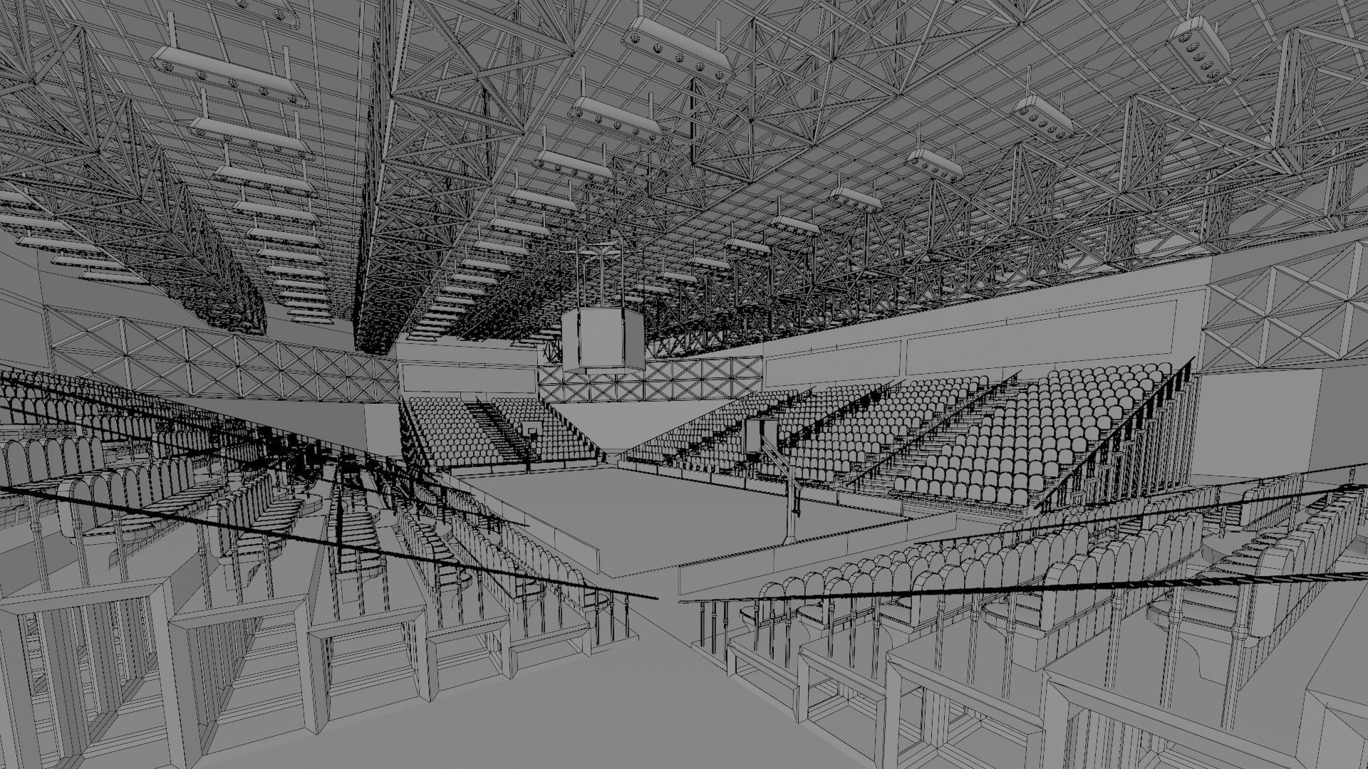 3D model VR Basketball Court VR / AR / low-poly | CGTrader