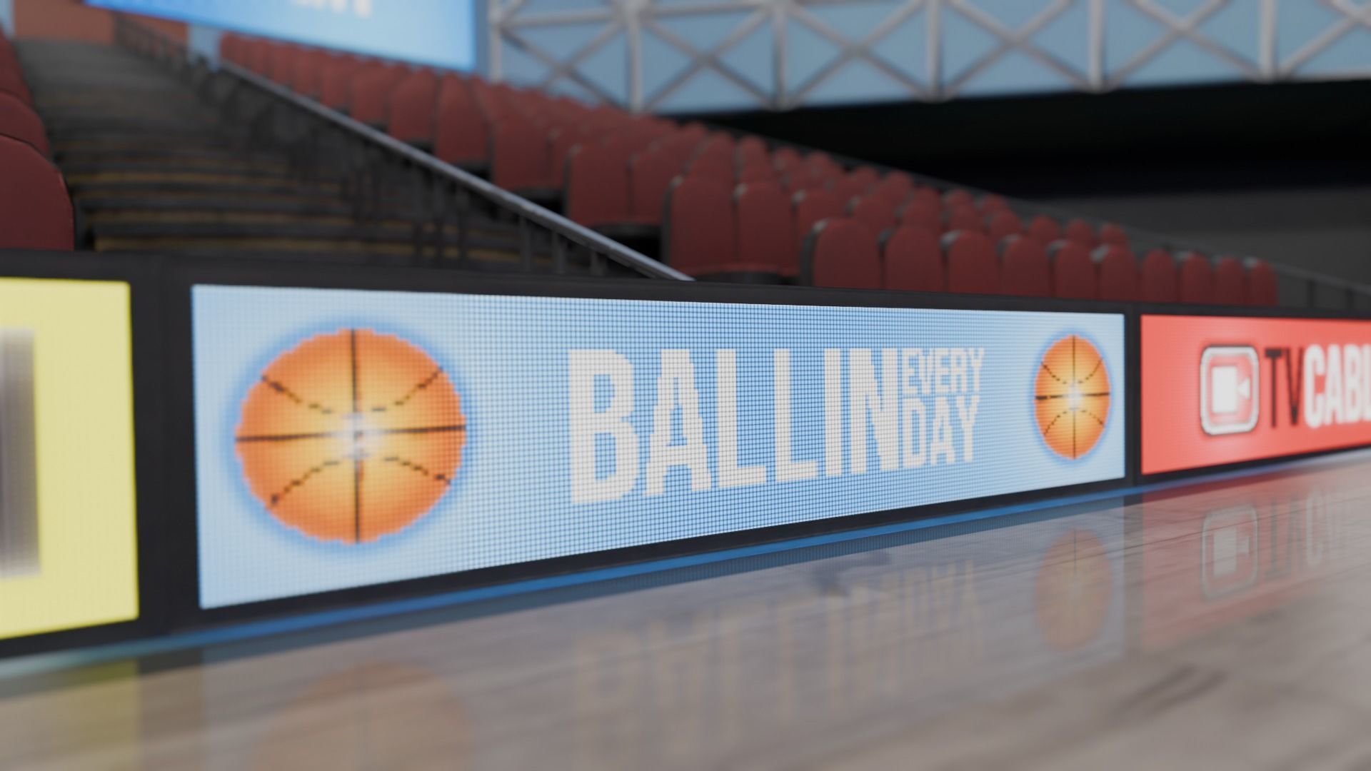 3D model VR Basketball Court VR / AR / low-poly | CGTrader